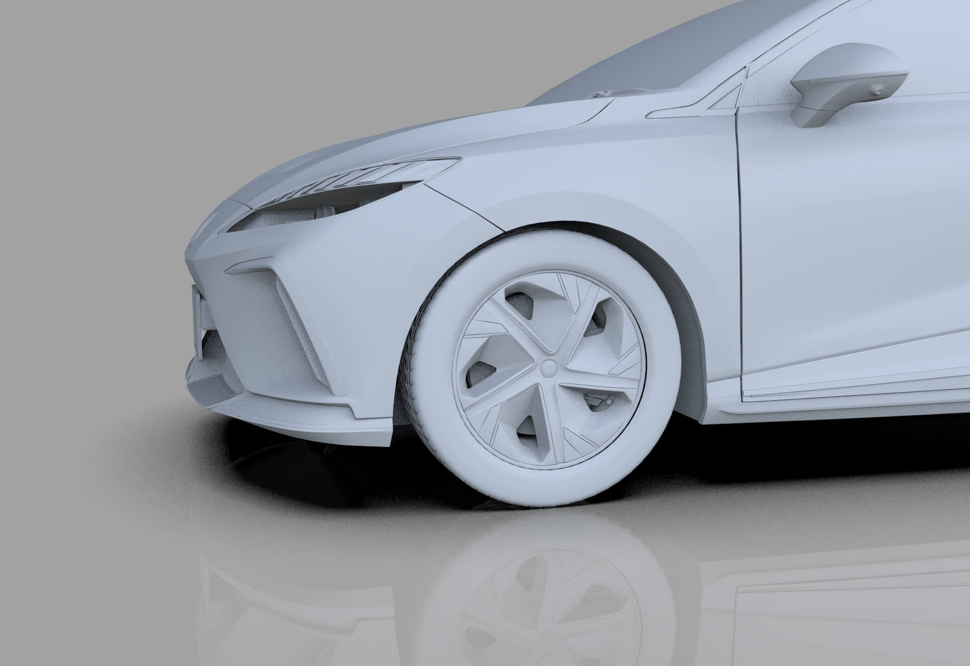 MG MG4 EV 2023 HQ Interior - 3D Model by davidson