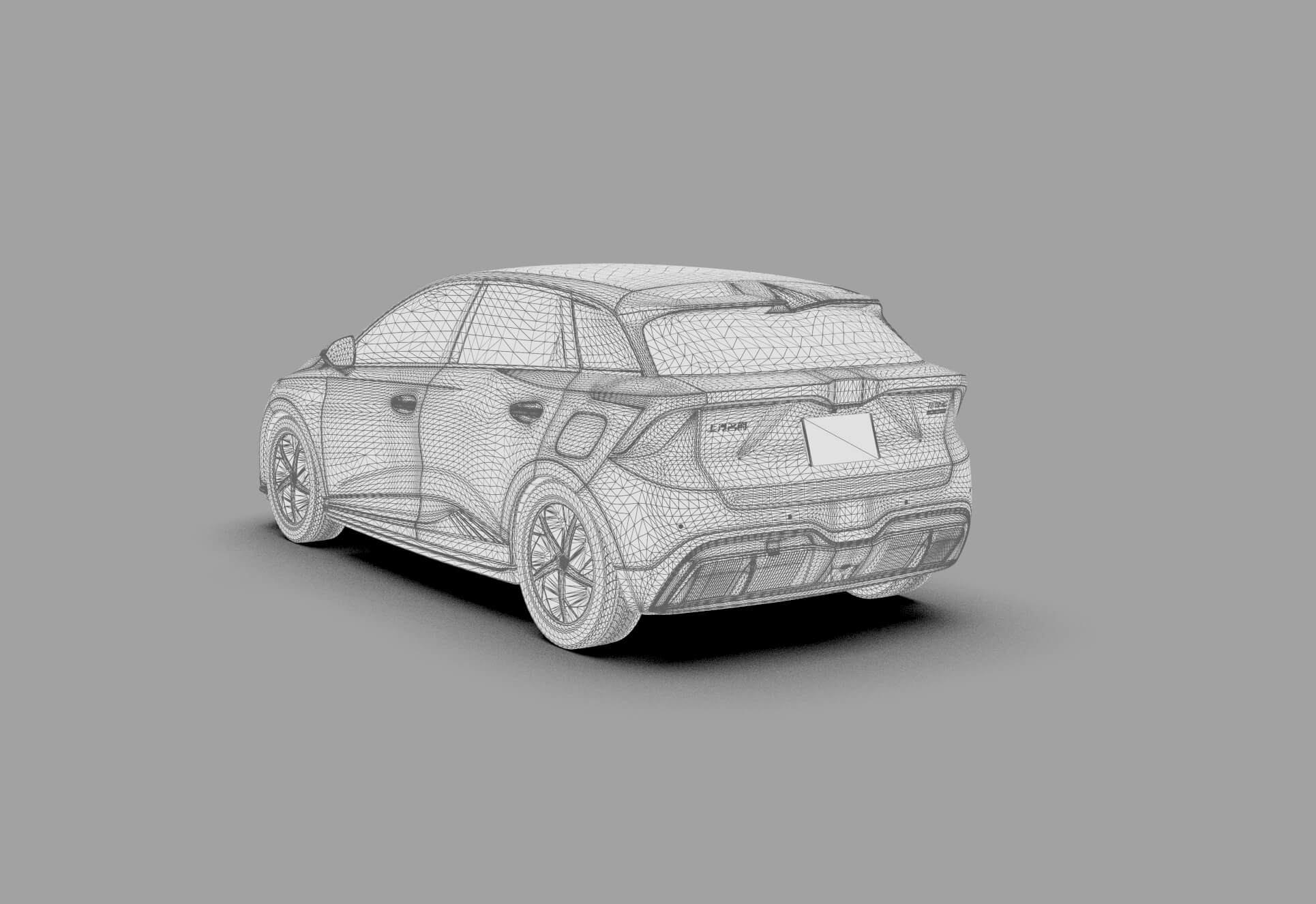 MG MG4 EV 2023 HQ Interior - 3D Model by davidson