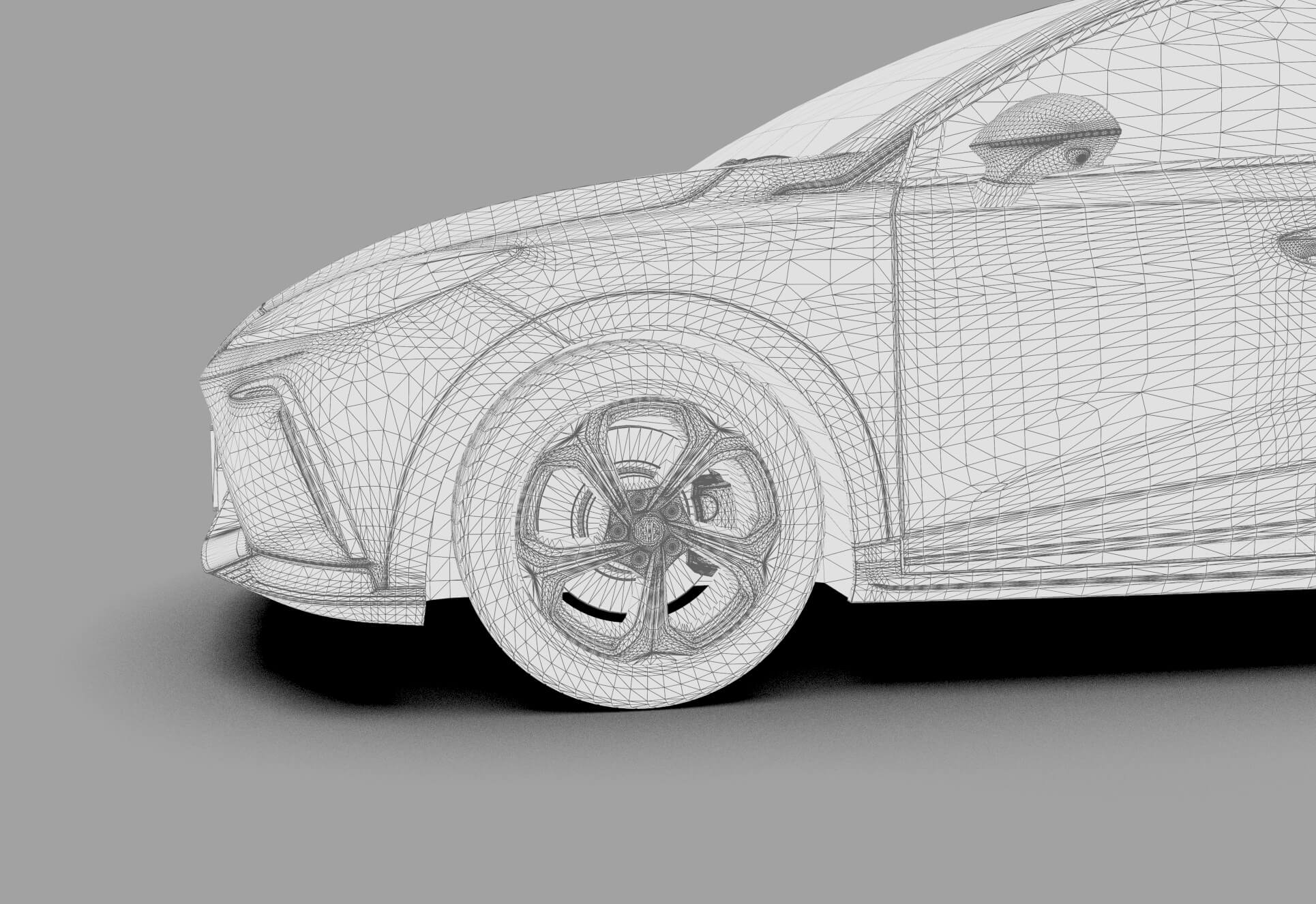 MG MG4 EV 2023 HQ Interior - 3D Model by davidson