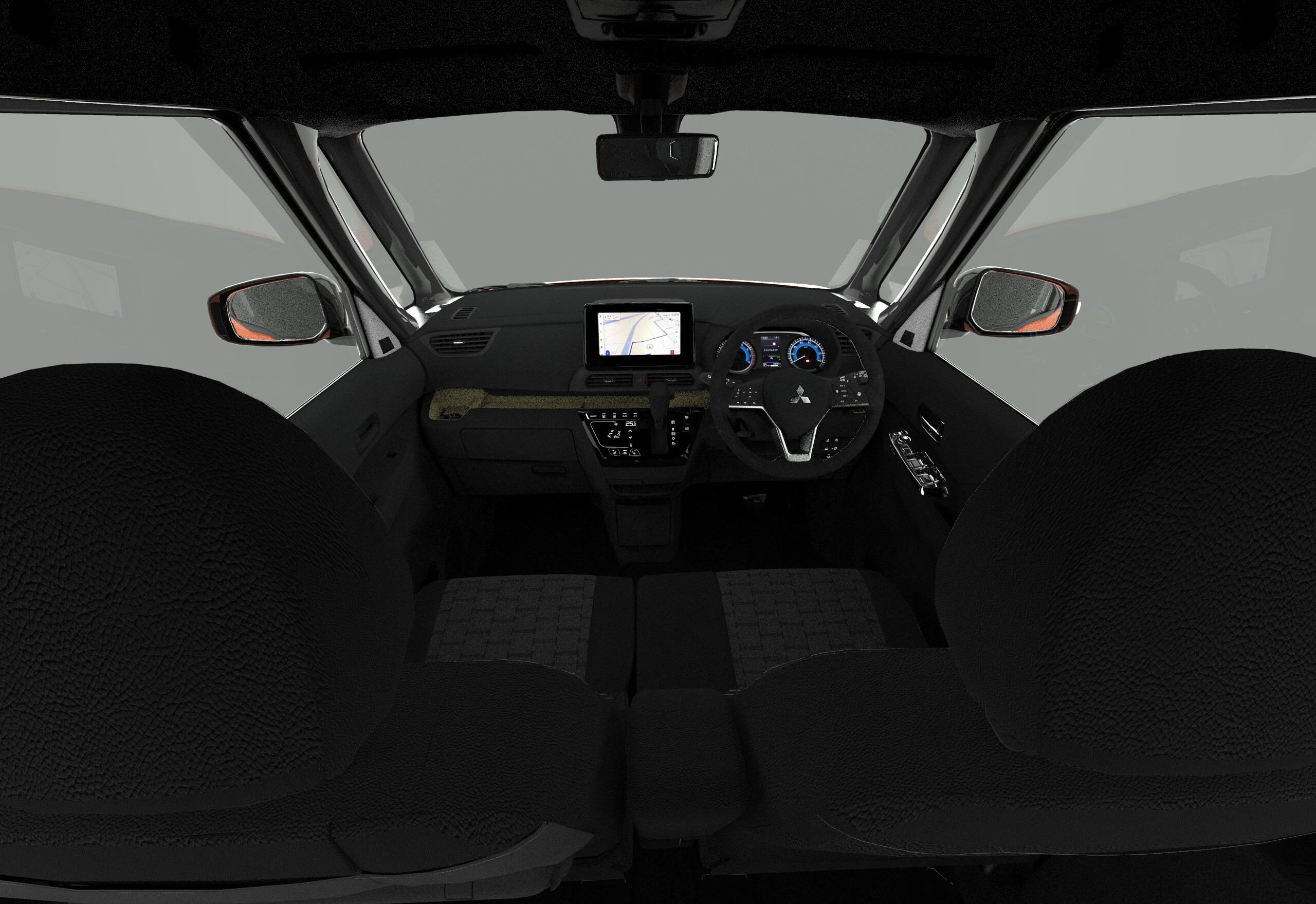 Mitsubishi Delica Mini 2023 HQ Interior - 3D Model by davidson