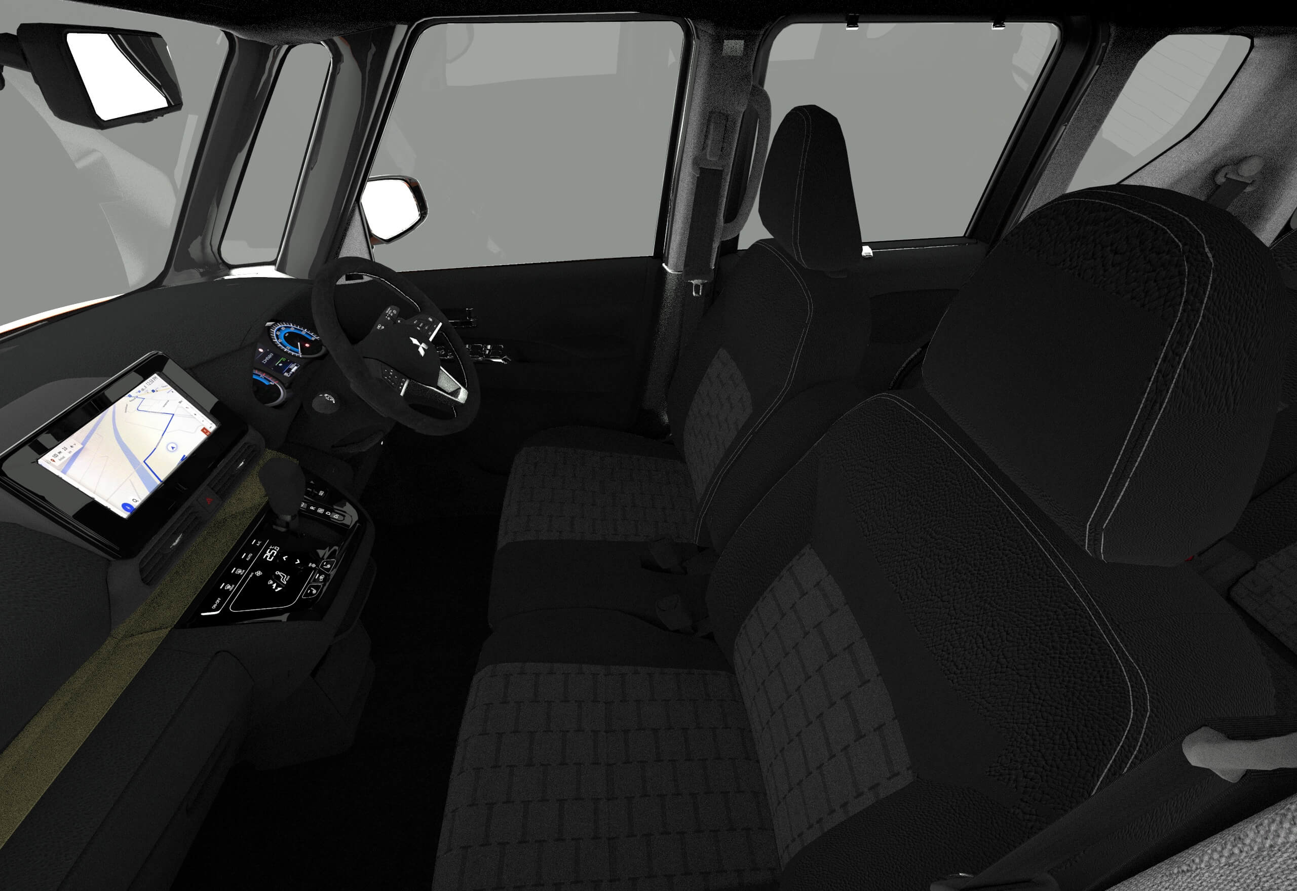 Mitsubishi Delica Mini 2023 HQ Interior - 3D Model by davidson
