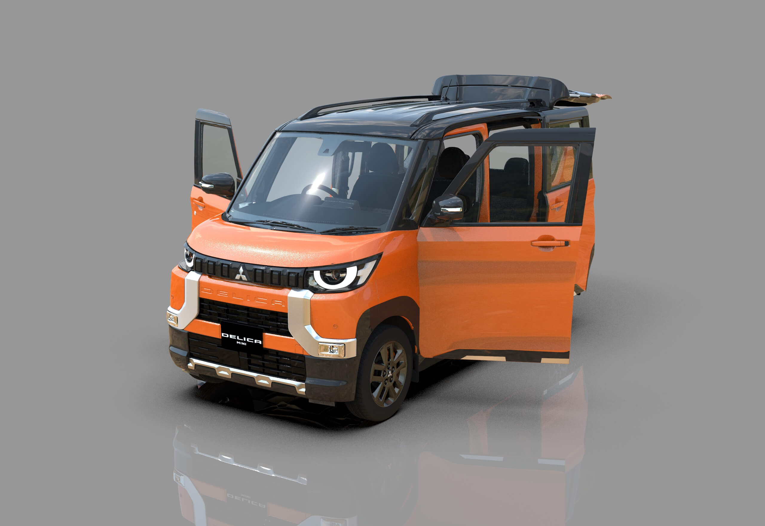 Mitsubishi Delica Mini 2023 HQ Interior - 3D Model by davidson