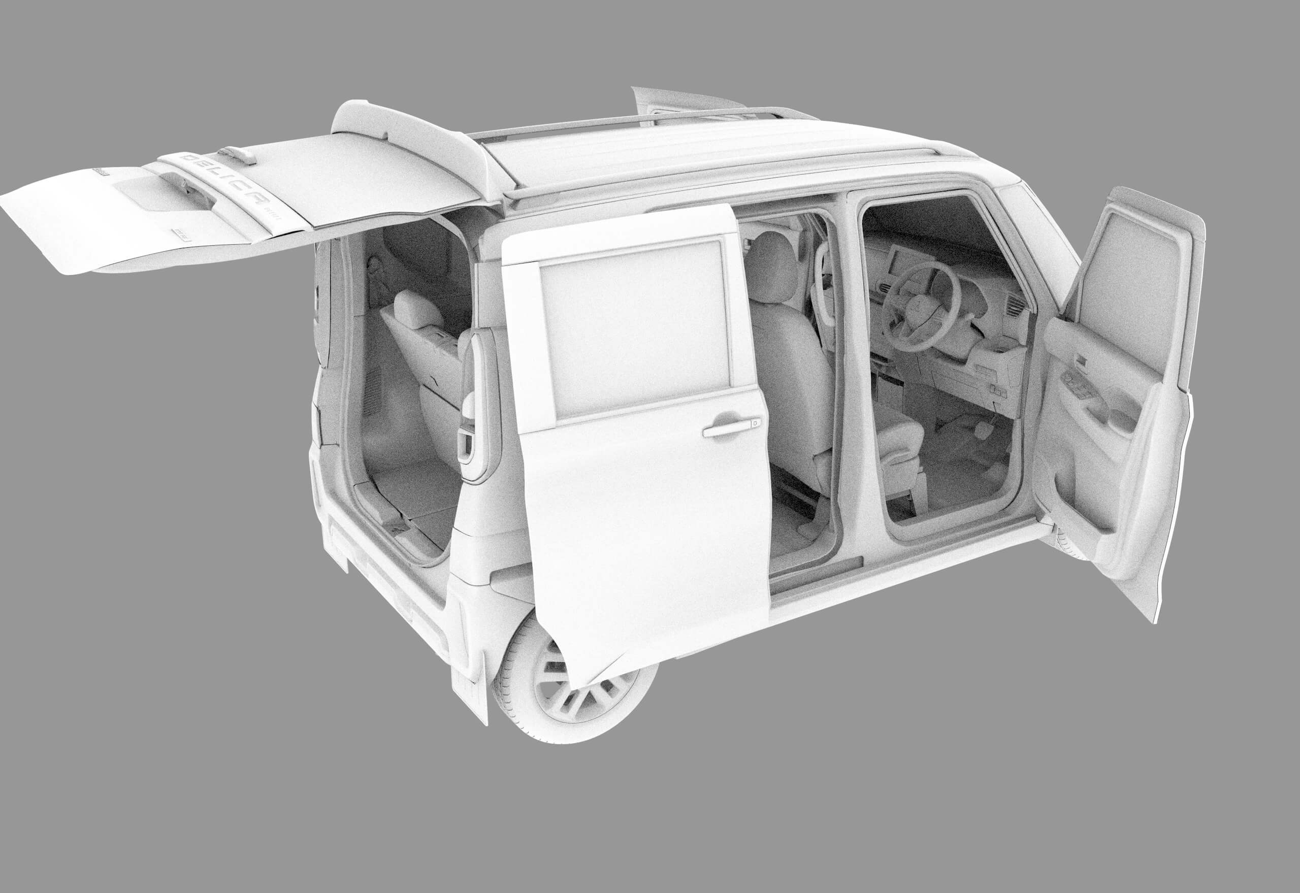 Mitsubishi Delica Mini 2023 - 3D Model by davidson