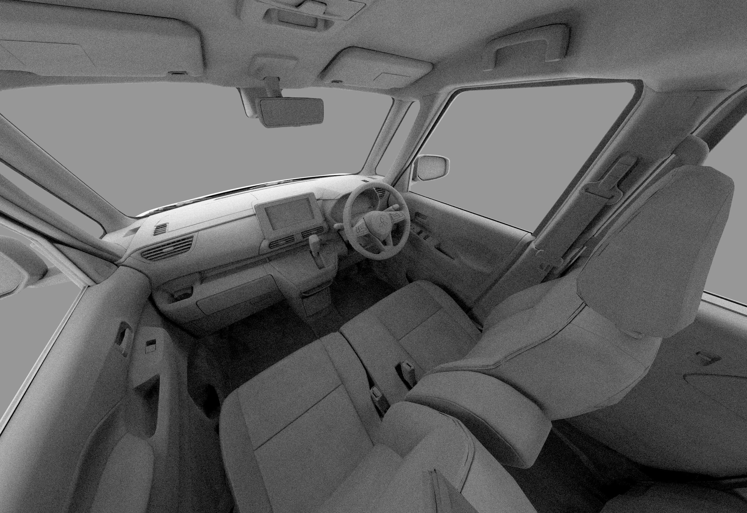 Mitsubishi Delica Mini 2023 HQ Interior - 3D Model by davidson