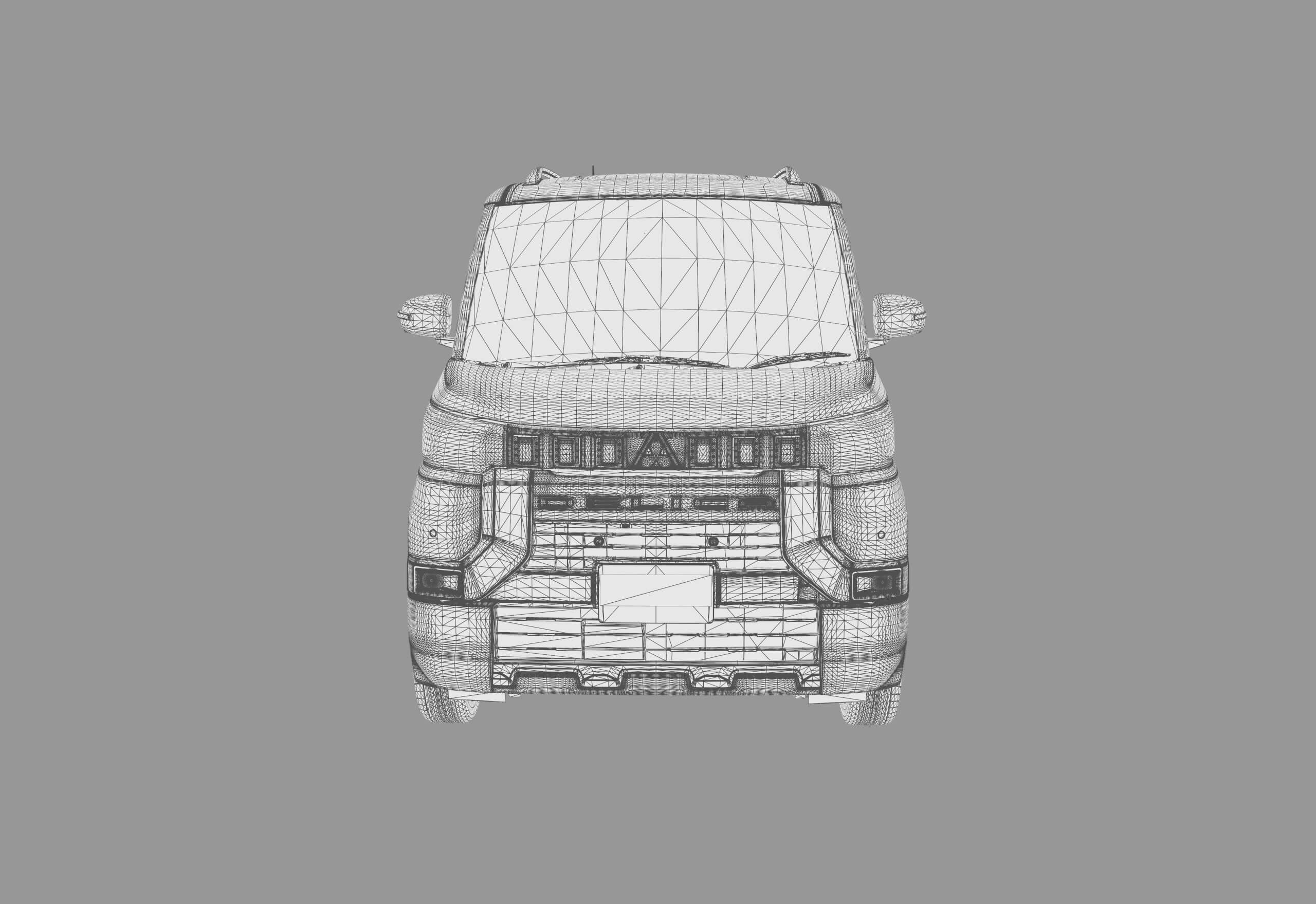 Mitsubishi Delica Mini 2023 HQ Interior - 3D Model by davidson