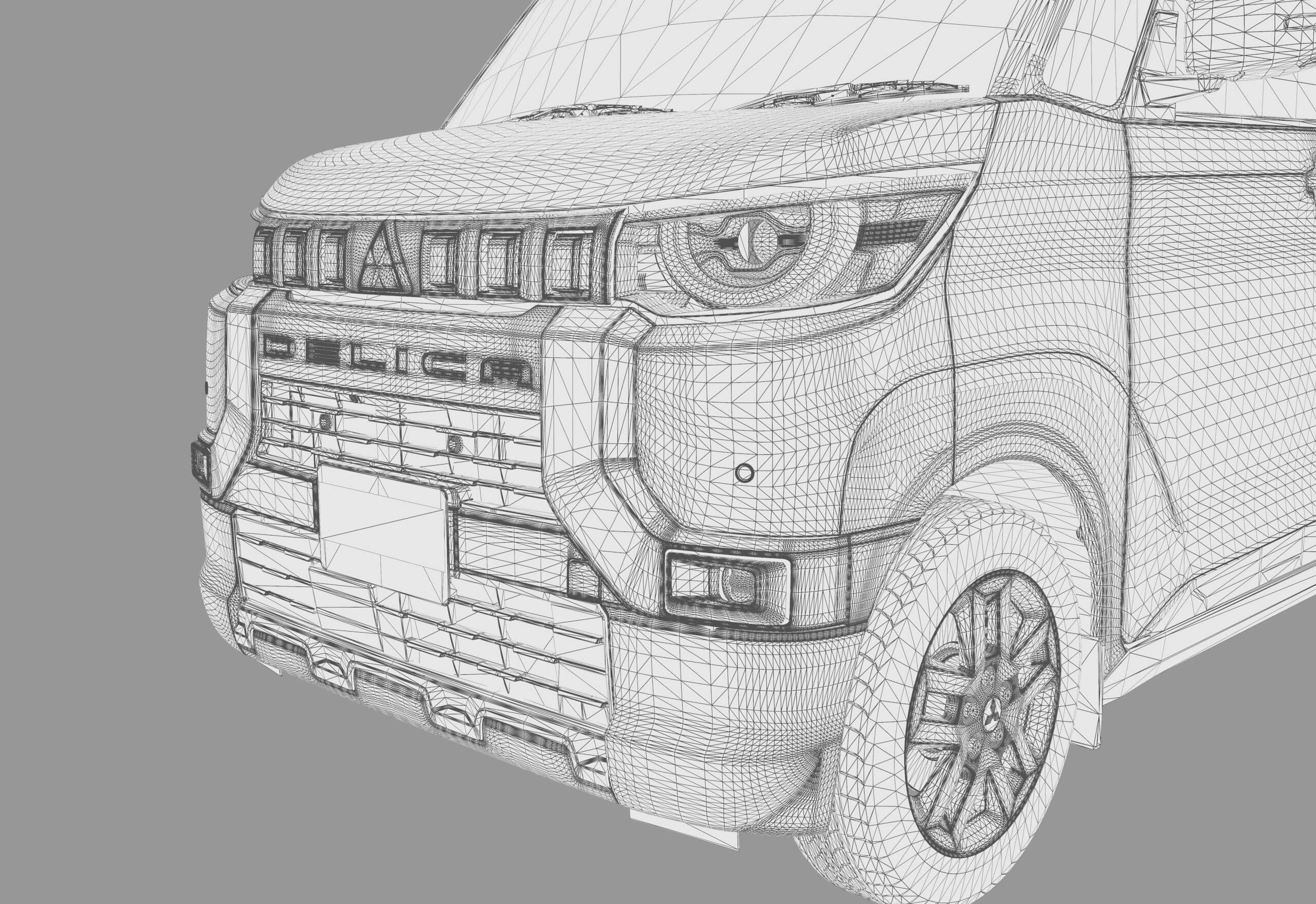 Mitsubishi Delica Mini 2023 HQ Interior - 3D Model by davidson