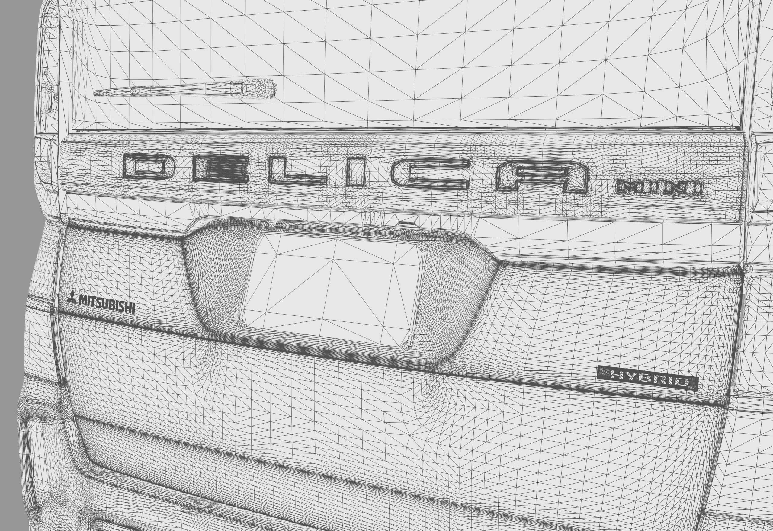 Mitsubishi Delica Mini 2023 HQ Interior - 3D Model by davidson