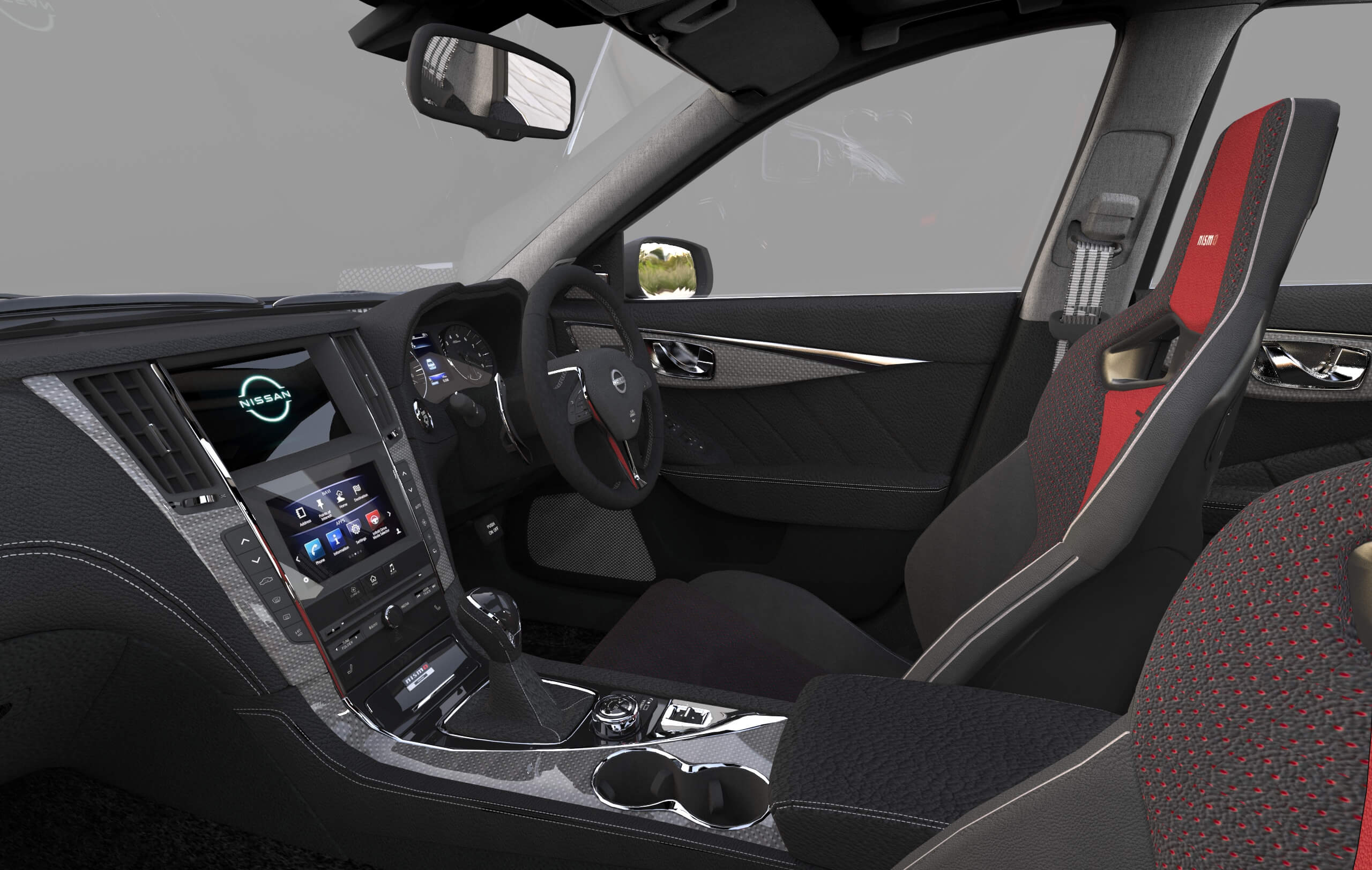 Nissan Skyline NISMO R37 2023 HQ Interior - 3D Model by davidson