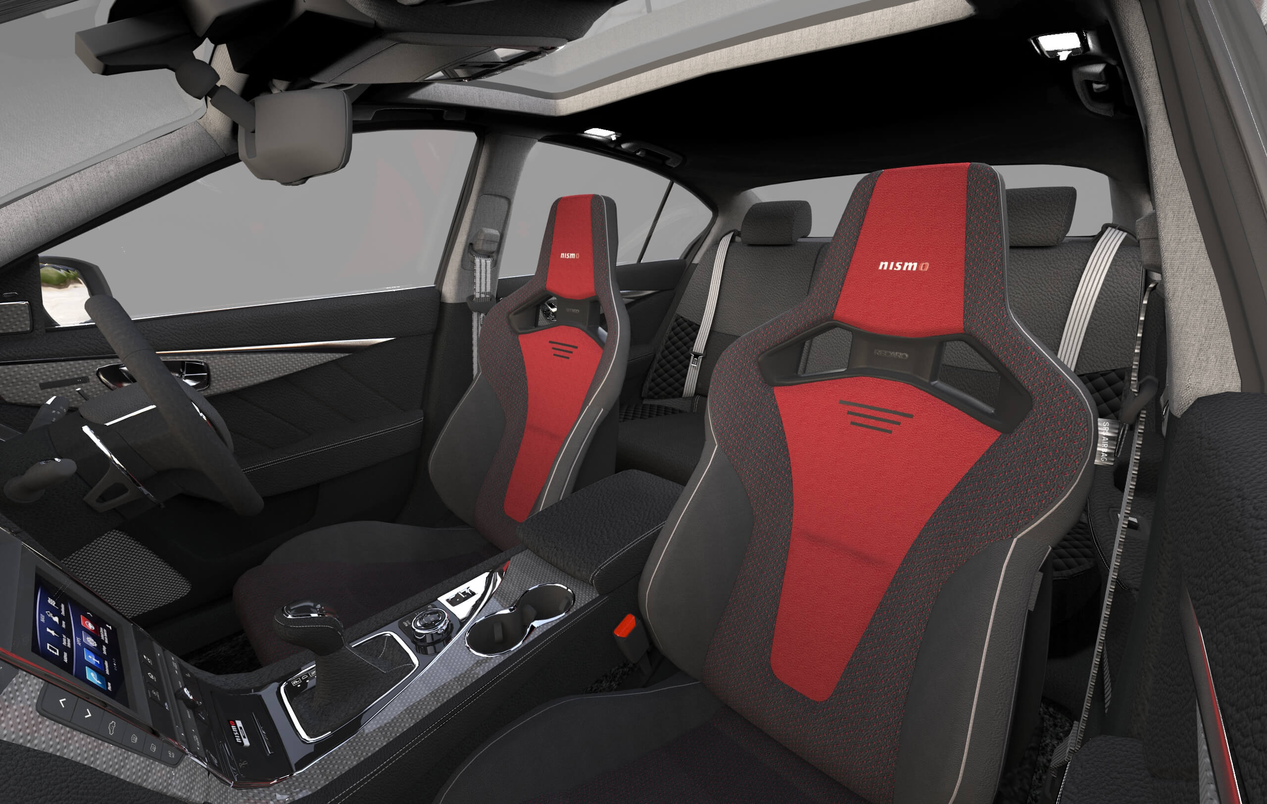 Nissan Skyline NISMO R37 2023 HQ Interior - 3D Model by davidson