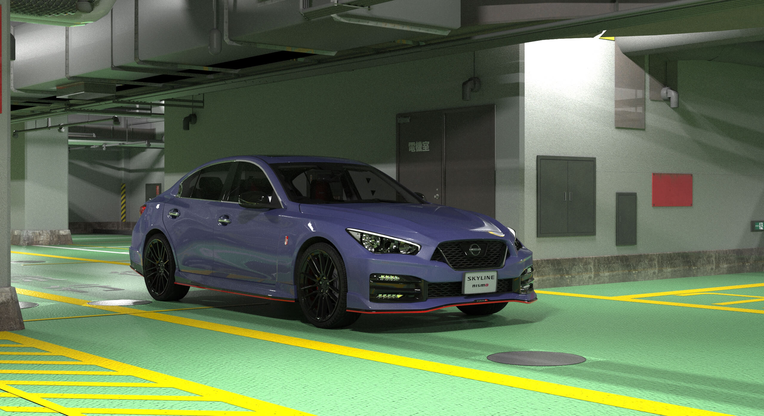 Nissan Skyline NISMO R37 2023 HQ Interior - 3D Model by davidson