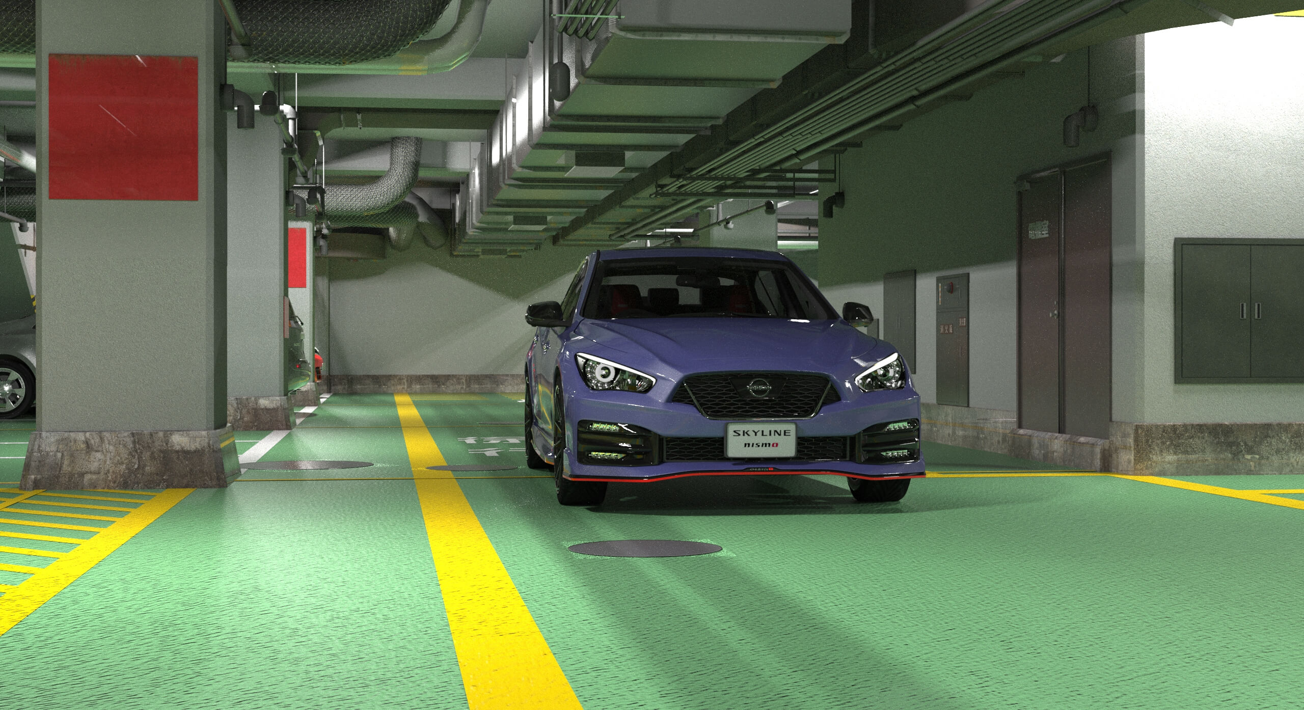 Nissan Skyline NISMO R37 2023 HQ Interior - 3D Model by davidson