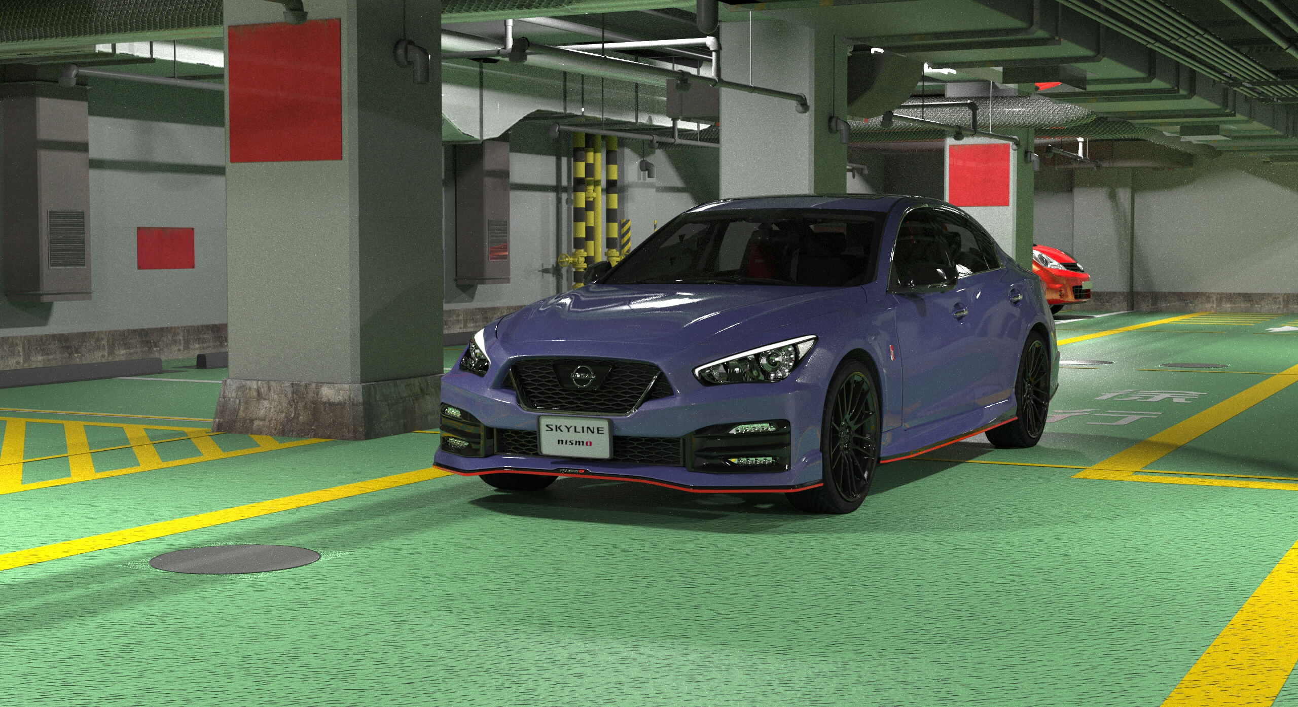 Nissan Skyline NISMO R37 2023 HQ Interior - 3D Model by davidson