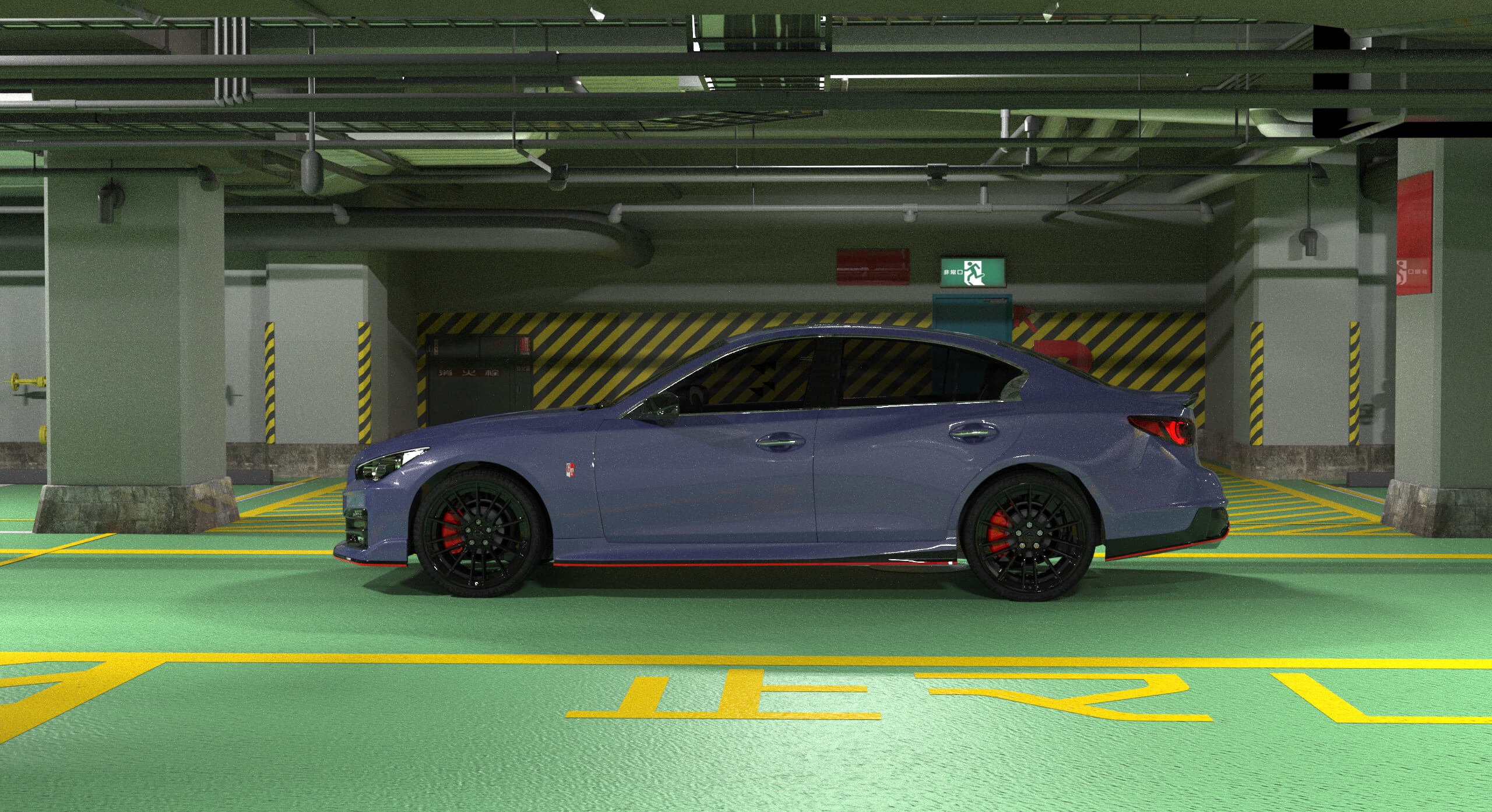 Nissan Skyline NISMO R37 2023 HQ Interior - 3D Model by davidson