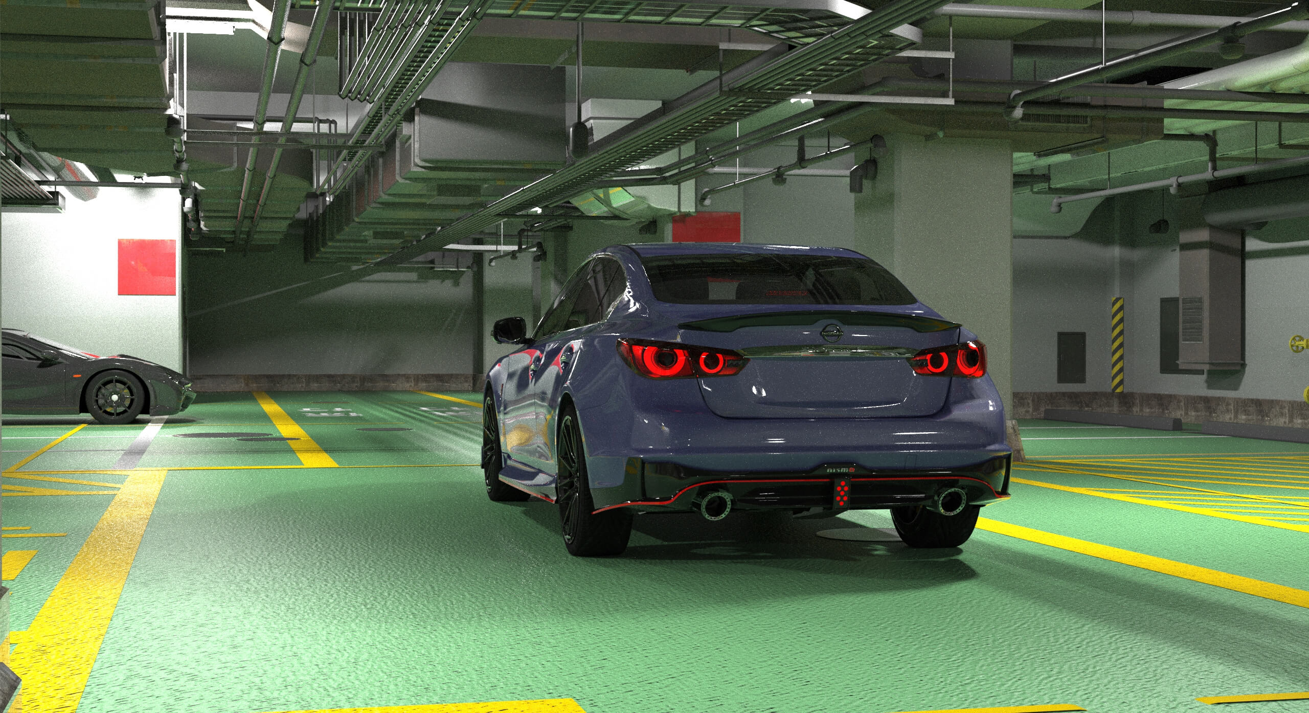 Nissan Skyline NISMO R37 2023 HQ Interior - 3D Model by davidson