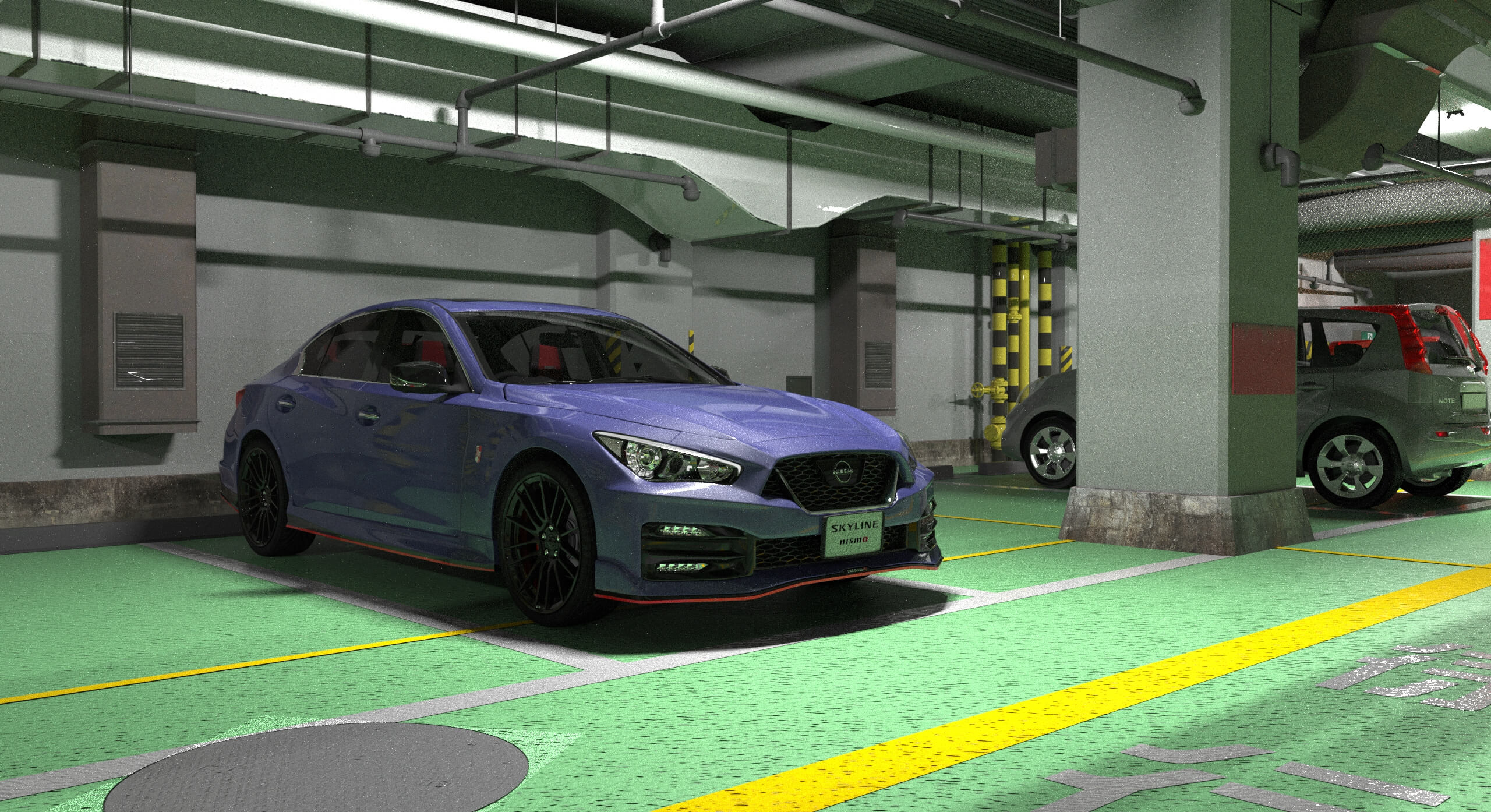 Nissan Skyline NISMO R37 2023 HQ Interior - 3D Model by davidson