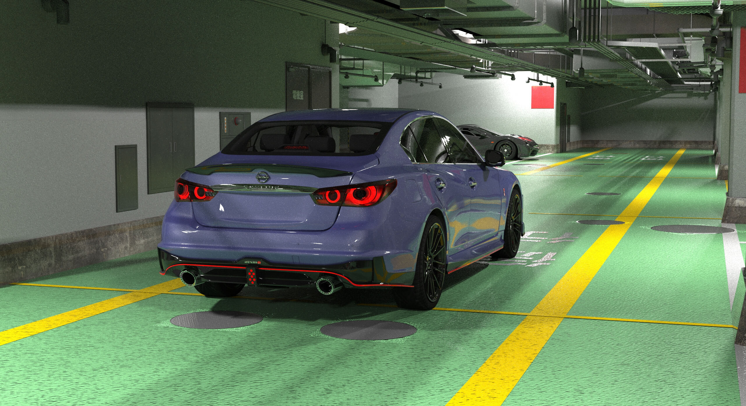 Nissan Skyline NISMO R37 2023 HQ Interior - 3D Model by davidson