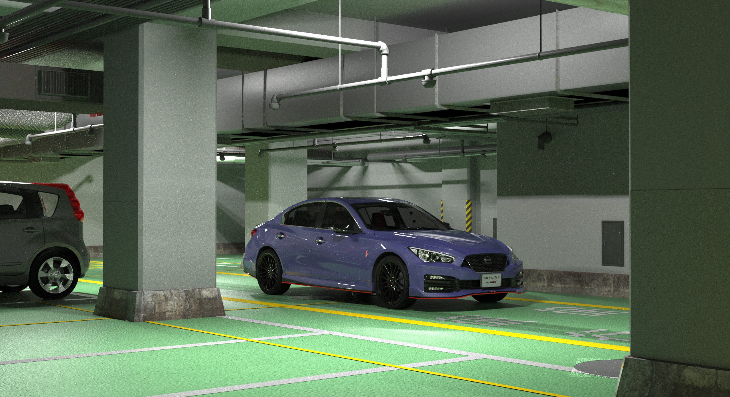 Nissan Skyline NISMO R37 2023 HQ Interior - 3D Model by davidson