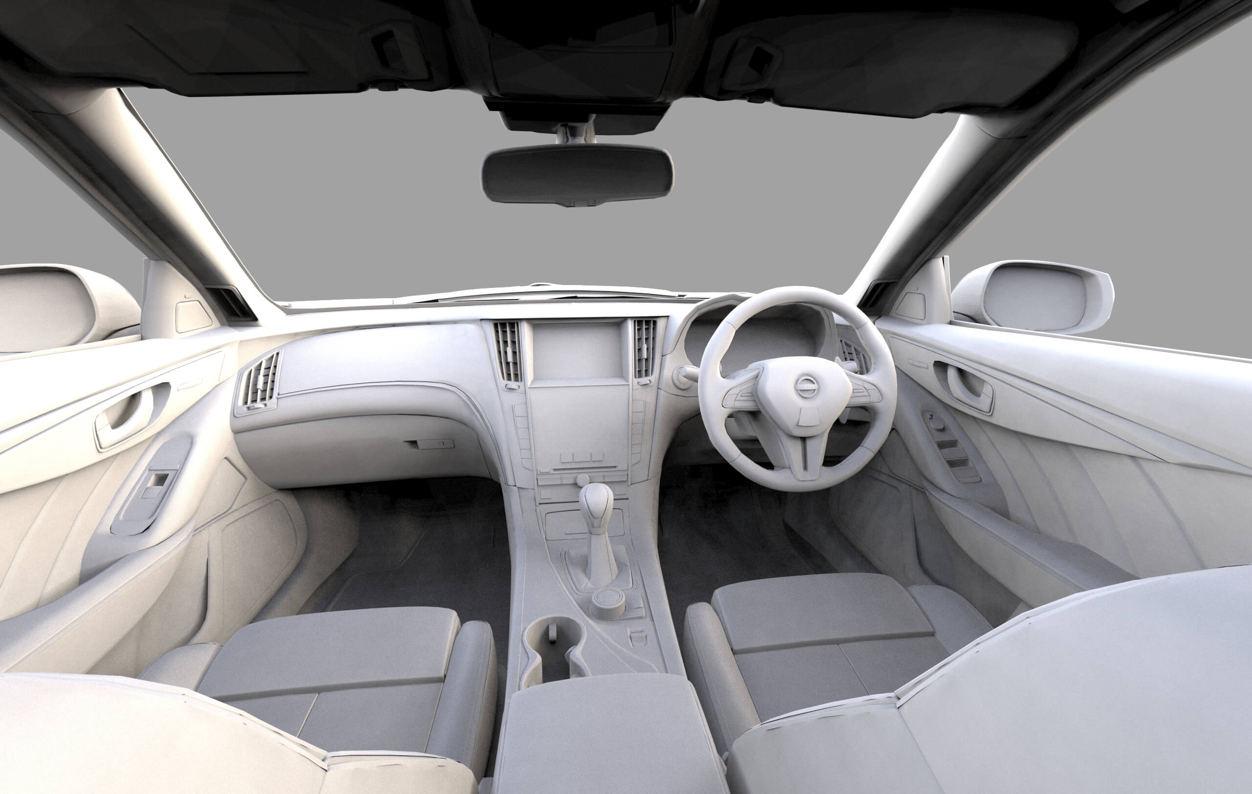 Nissan Skyline RV37 2020 HQ Interior - 3D Model by davidson