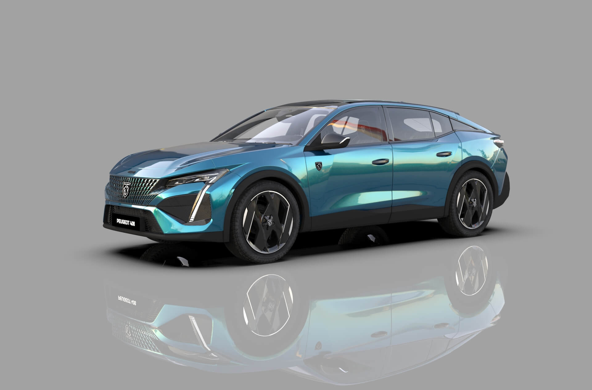 Peugeot 408X 2023 HQ Interior - 3D Model by davidson