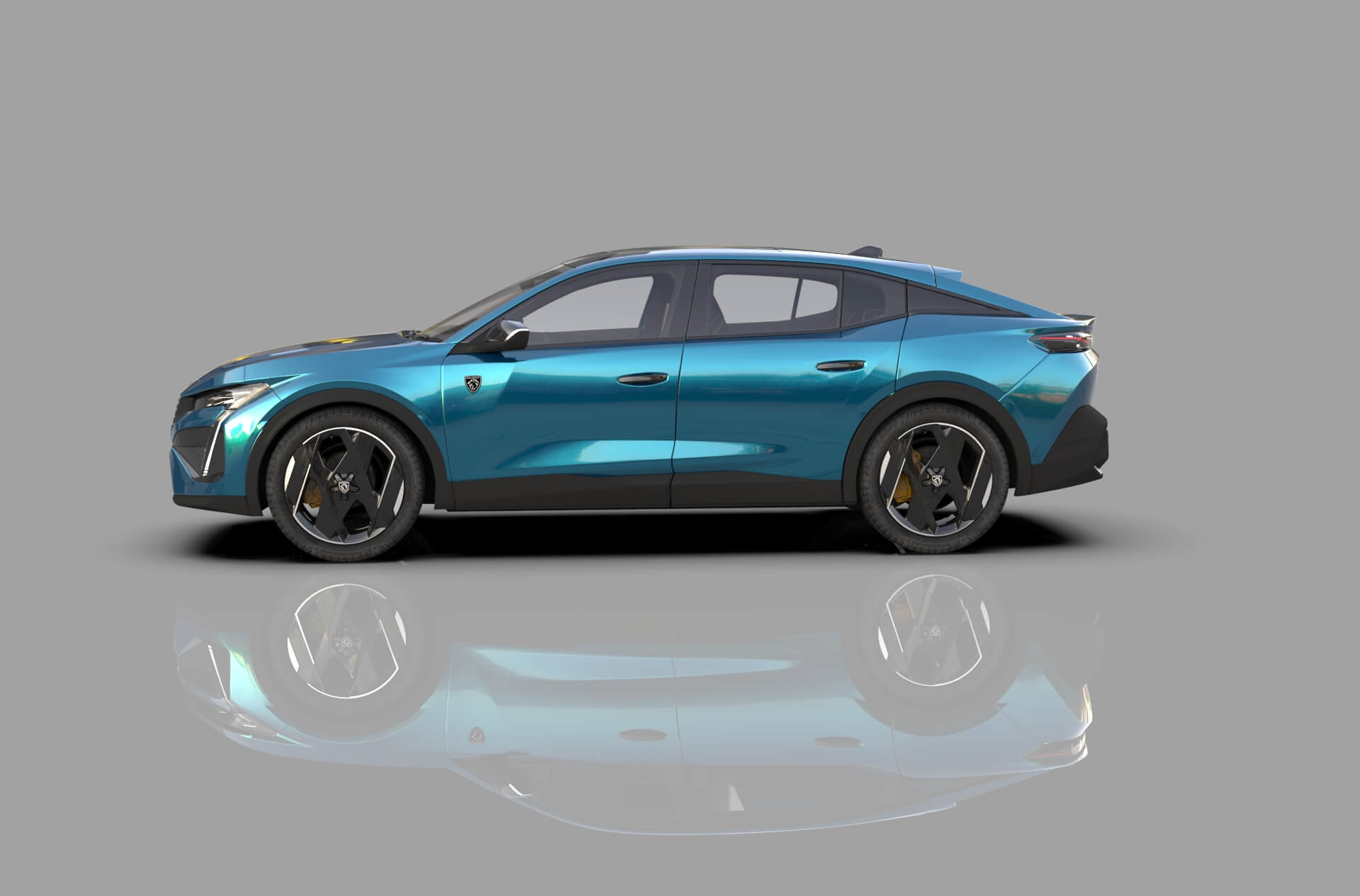 Peugeot 408X 2023 HQ Interior - 3D Model by davidson