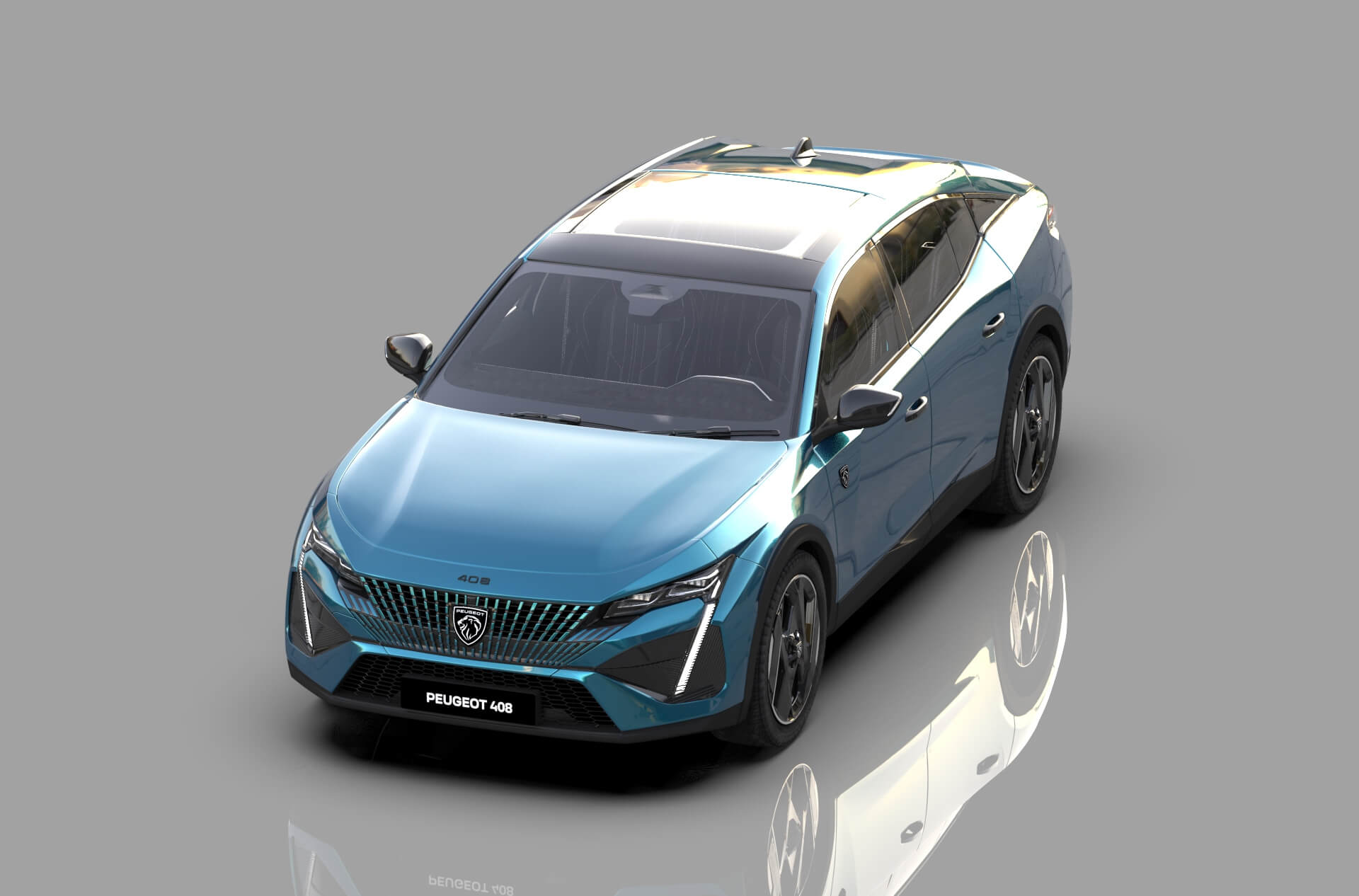 Peugeot 408X 2023 HQ Interior - 3D Model by davidson