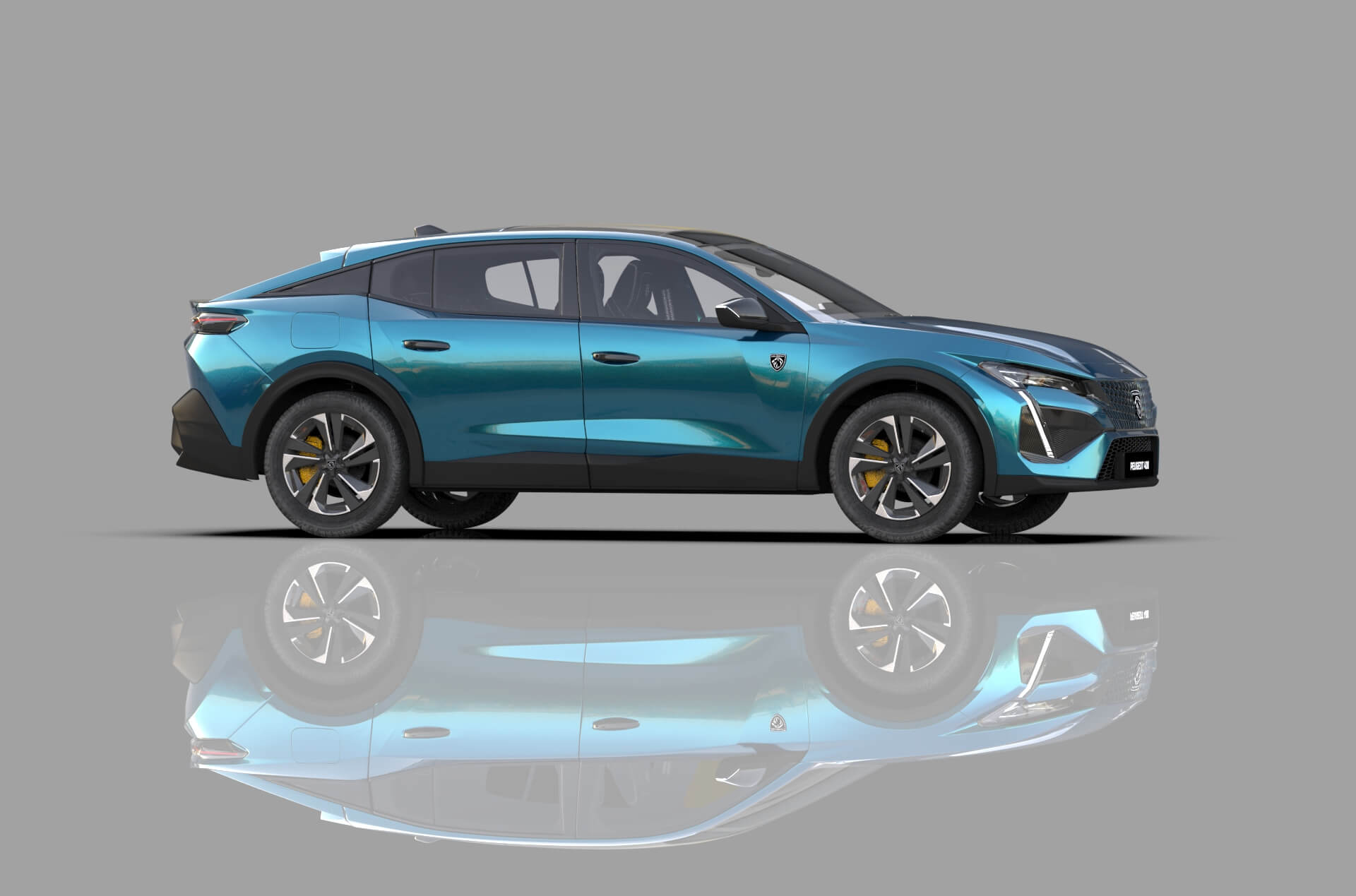 Peugeot 408X 2023 HQ Interior - 3D Model by davidson