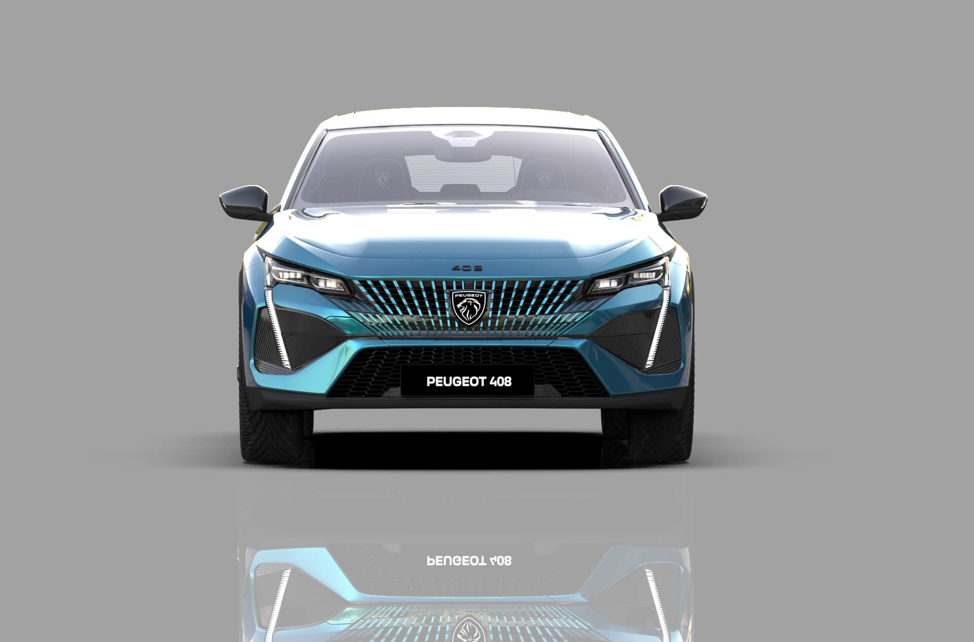 Peugeot 408X 2023 HQ Interior - 3D Model by davidson