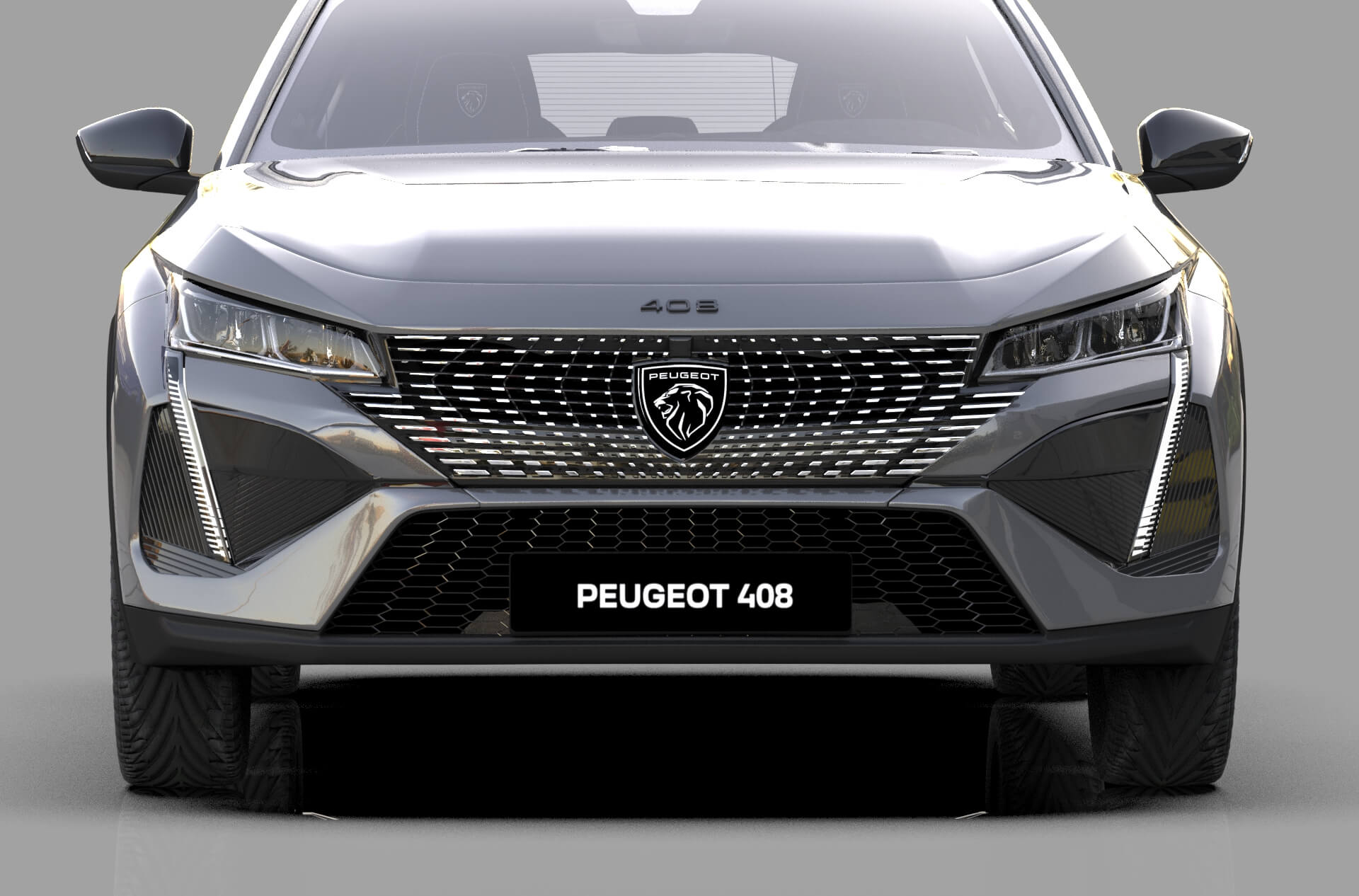Peugeot 408X 2023 HQ Interior - 3D Model by davidson