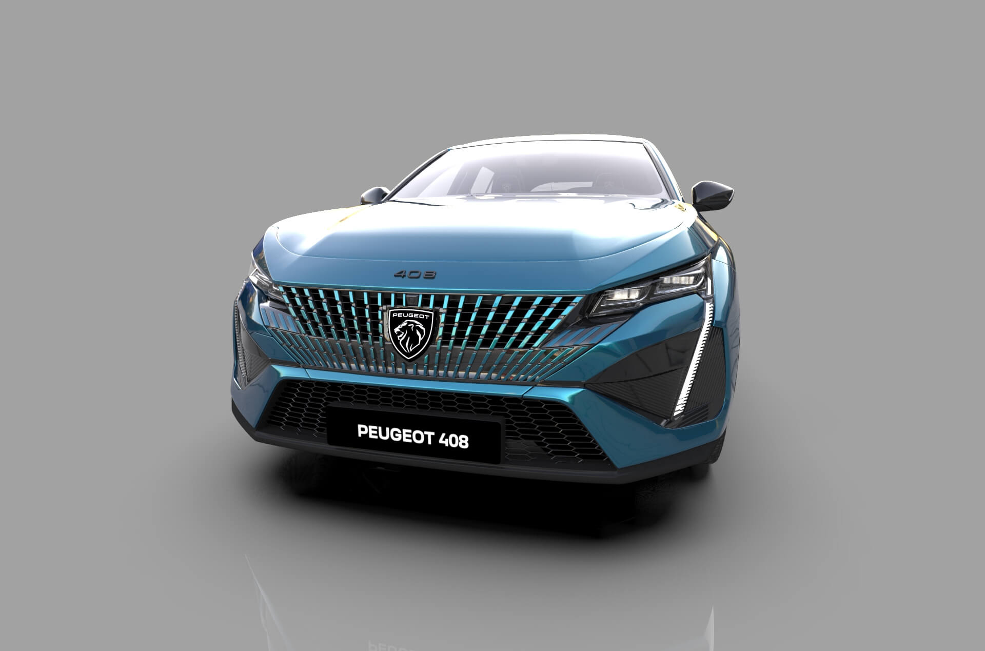 Peugeot 408X 2023 HQ Interior - 3D Model by davidson