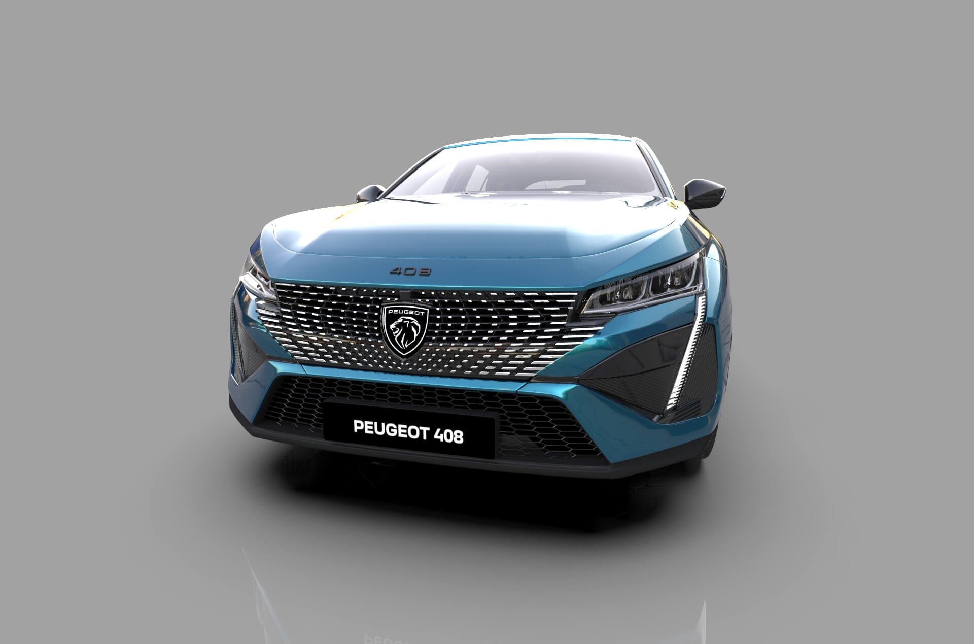 Peugeot 408X 2023 HQ Interior - 3D Model by davidson