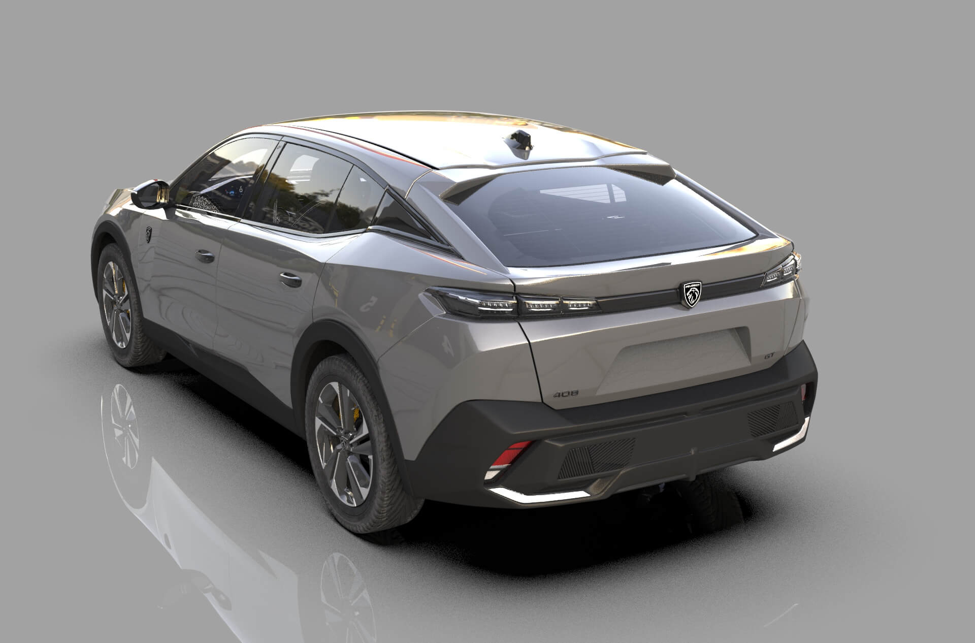 Peugeot 408X 2023 HQ Interior - 3D Model by davidson