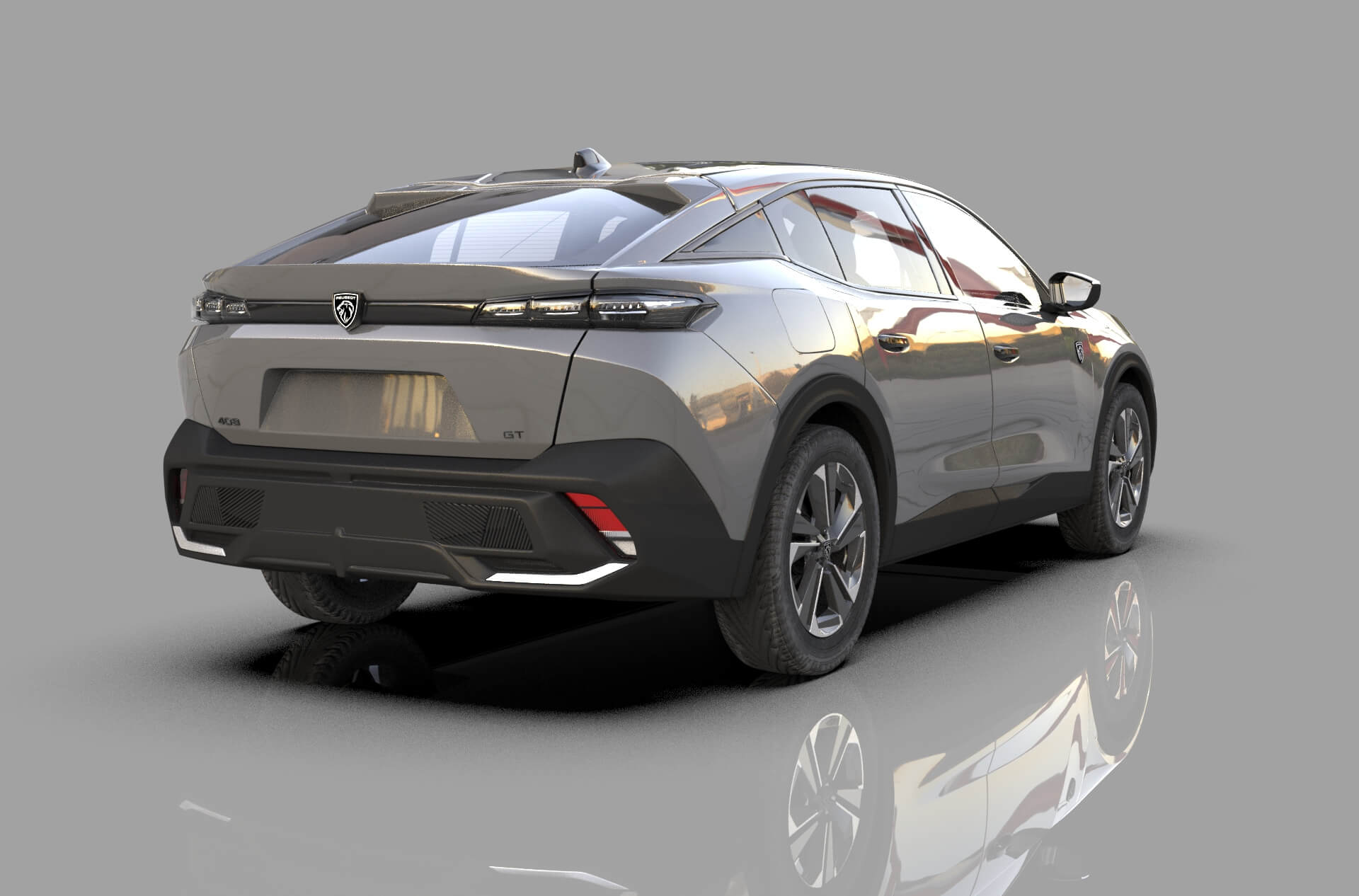 Peugeot 408X 2023 HQ Interior - 3D Model by davidson