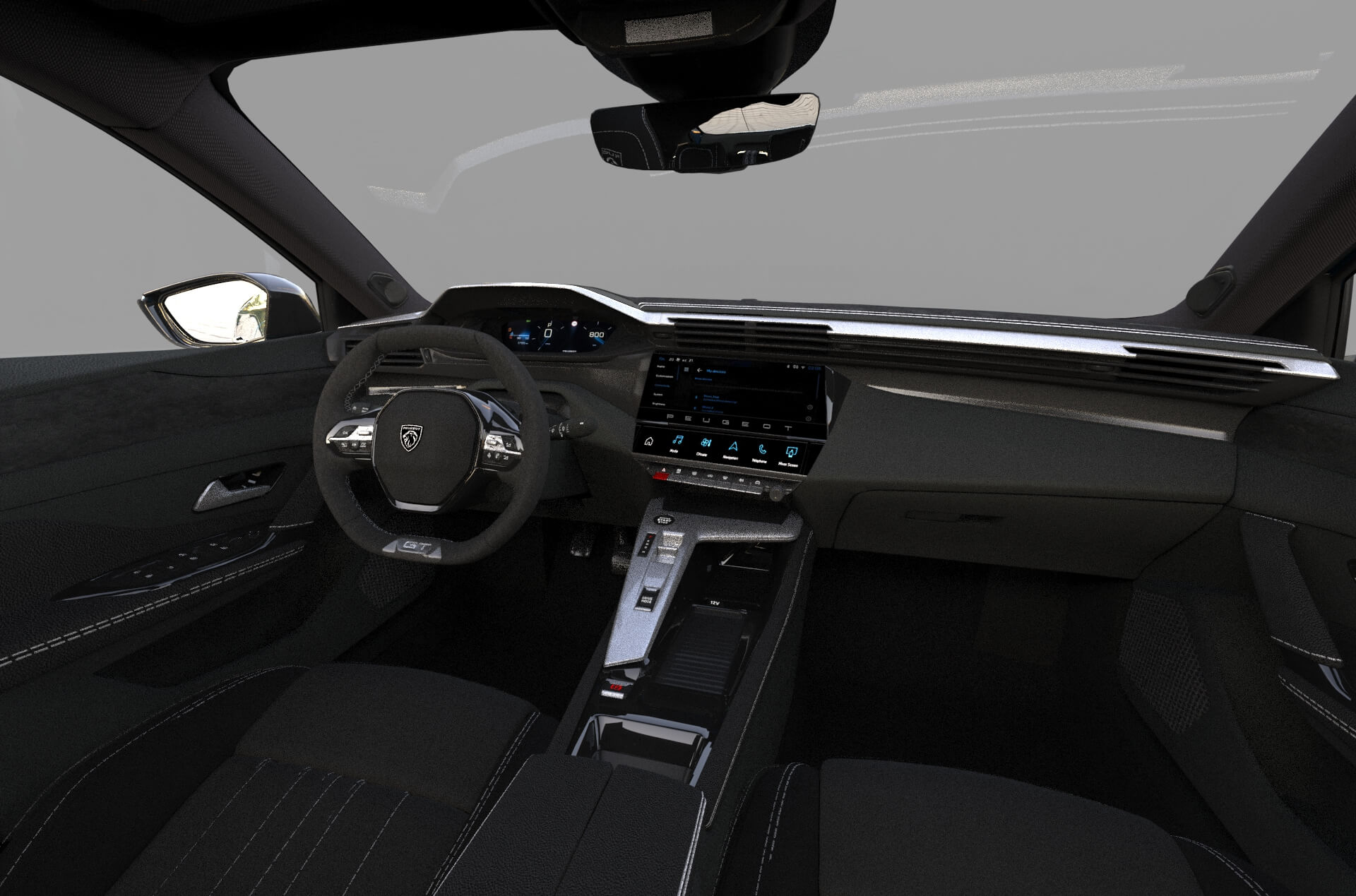 Peugeot 408X 2023 HQ Interior - 3D Model by davidson