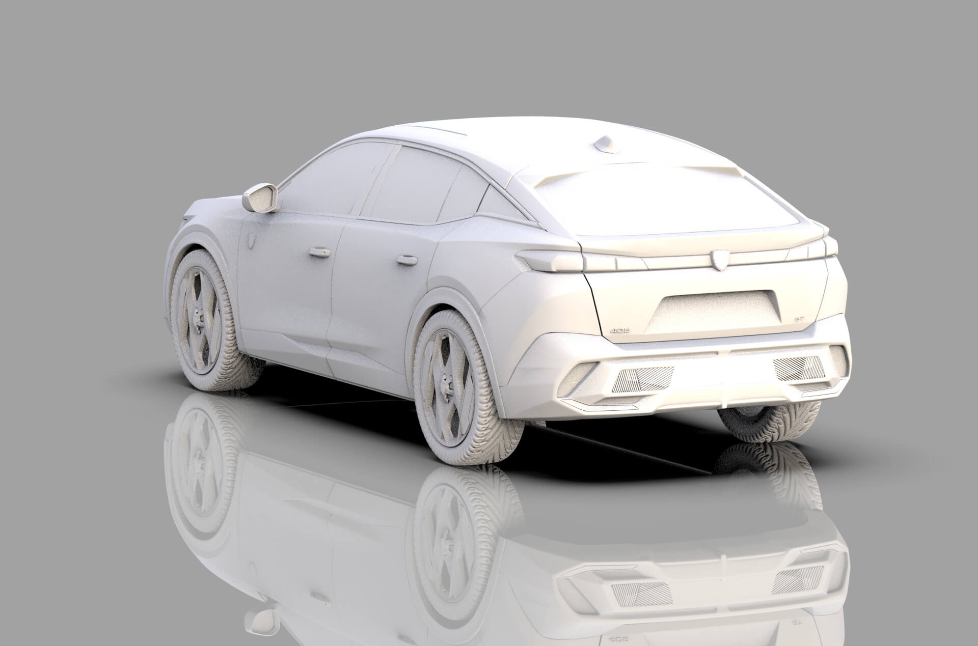 Peugeot 408X 2023 HQ Interior - 3D Model by davidson