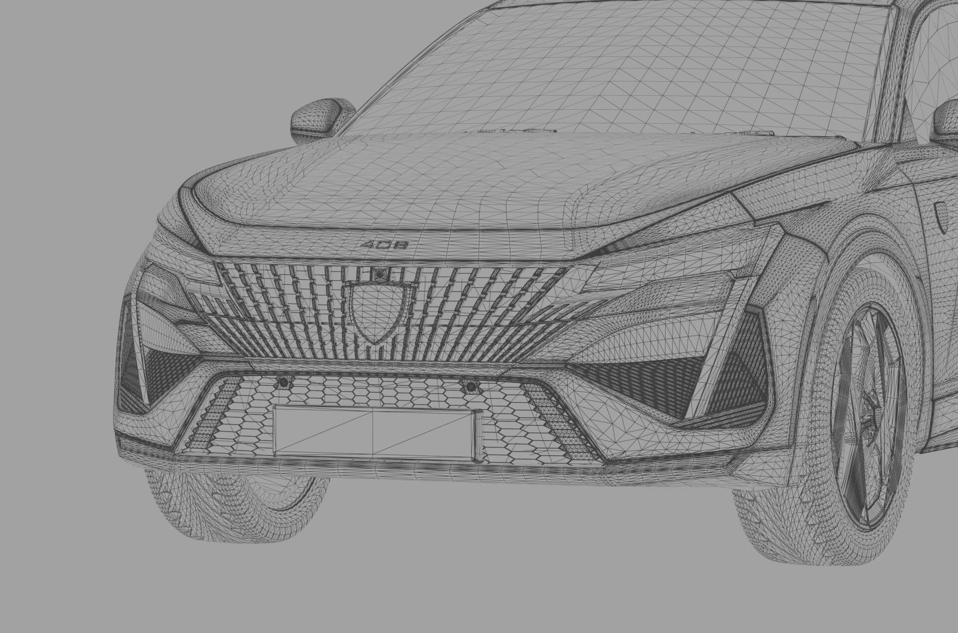 Peugeot 408X 2023 HQ Interior - 3D Model by davidson