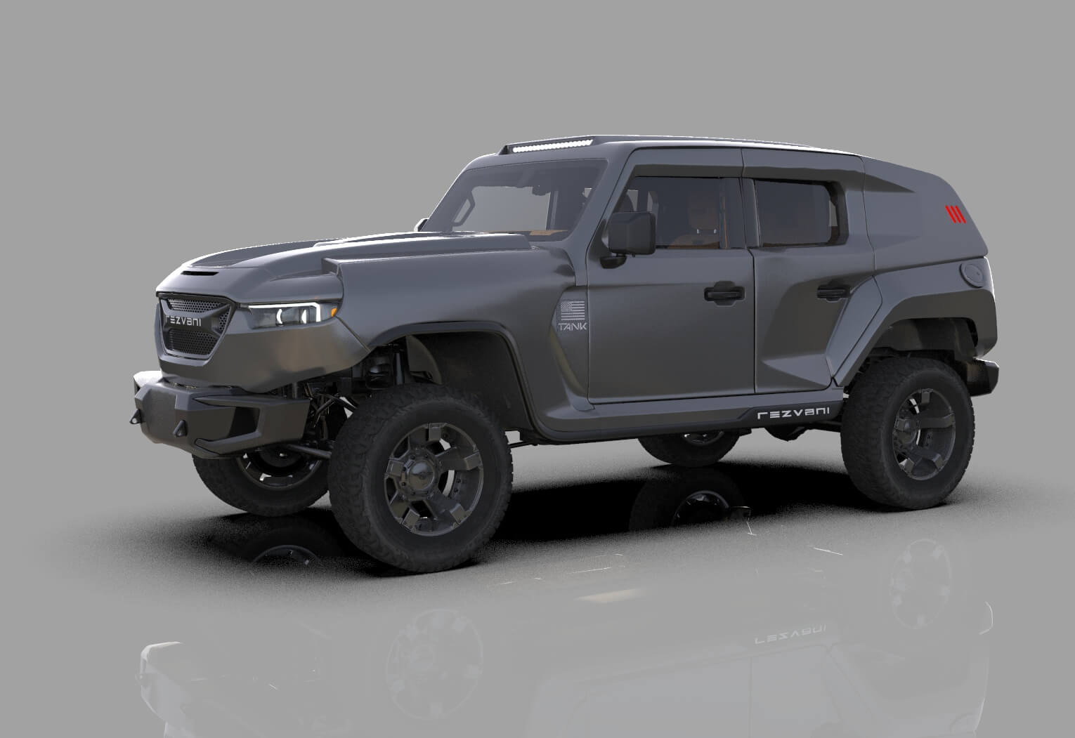 Rezvani Tank 2020 HQ Interior - 3D Model by davidson