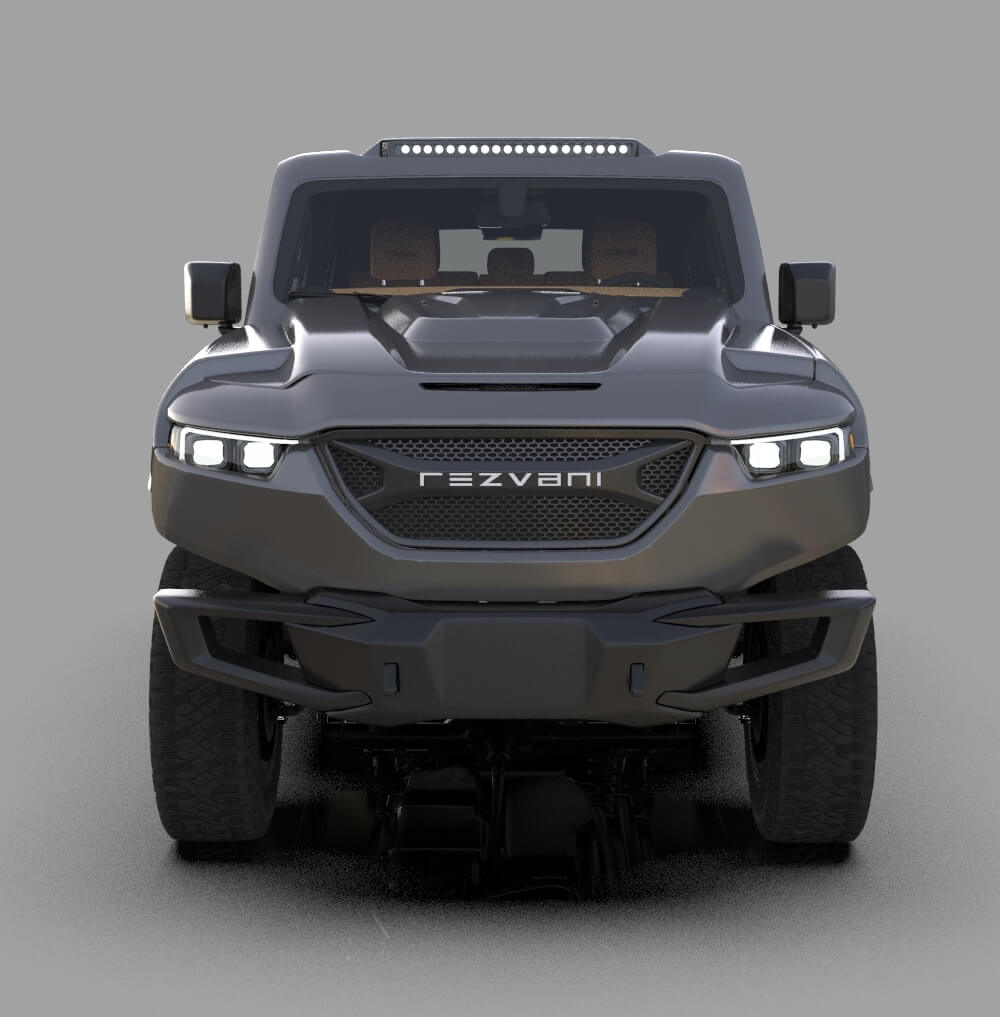Rezvani Tank 2020 Hqinterior - 3D Model by davidson