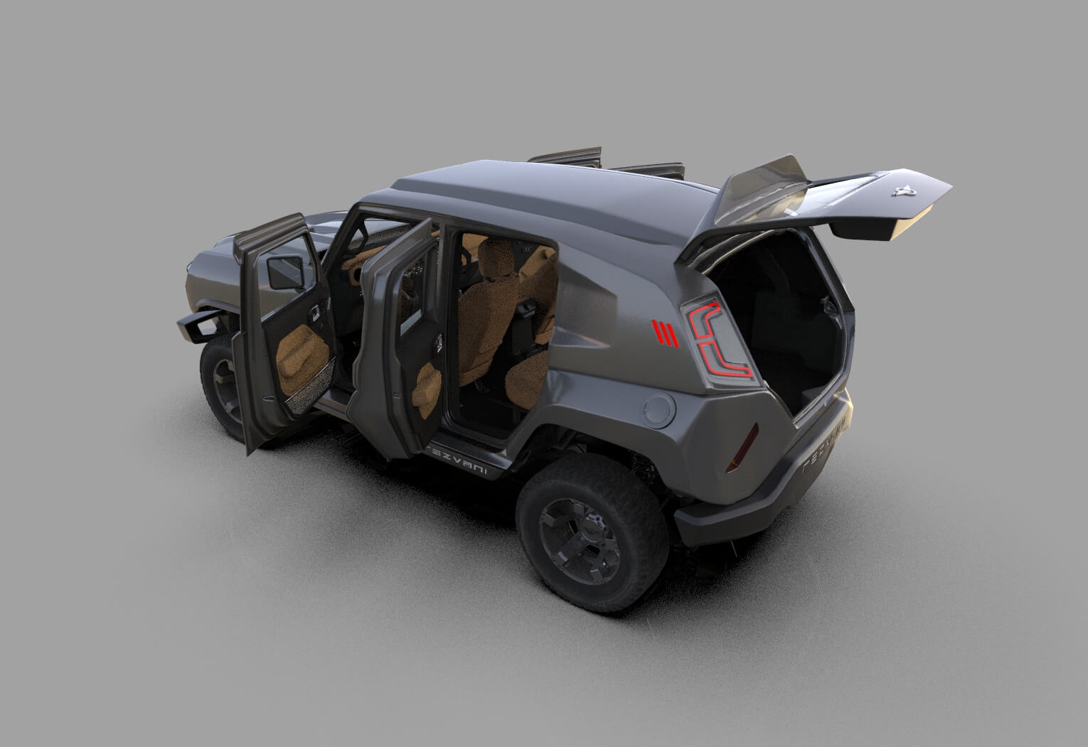 Rezvani Tank 2020 HQ Interior - 3D Model by davidson