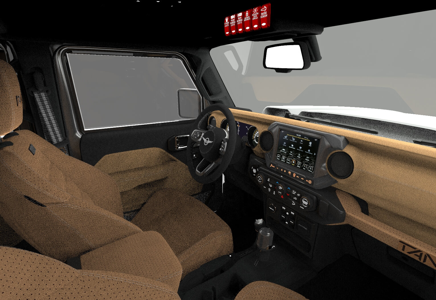 Rezvani Tank 2020 Hqinterior - 3D Model by davidson