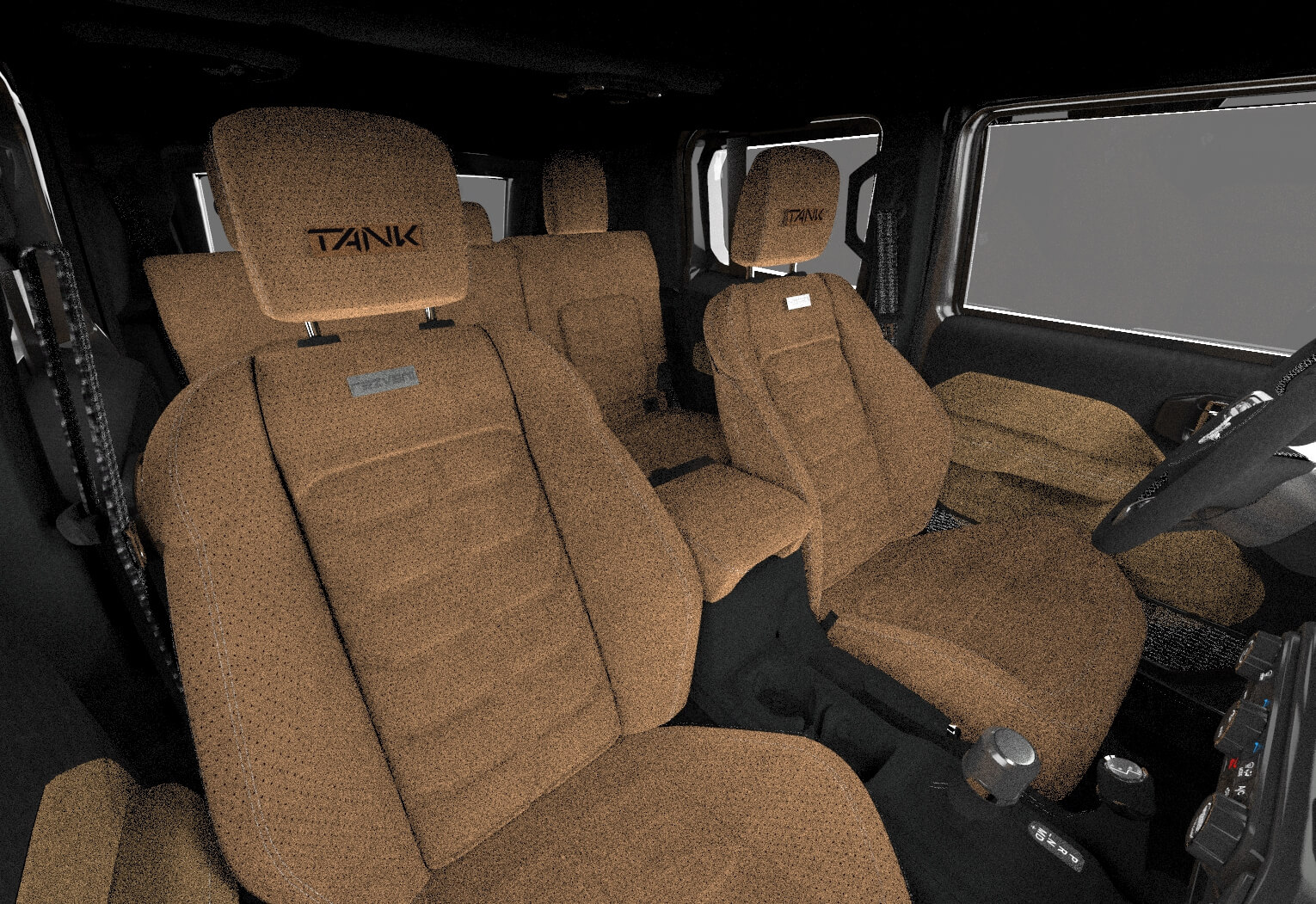 Rezvani Tank 2020 HQ Interior - 3D Model by davidson