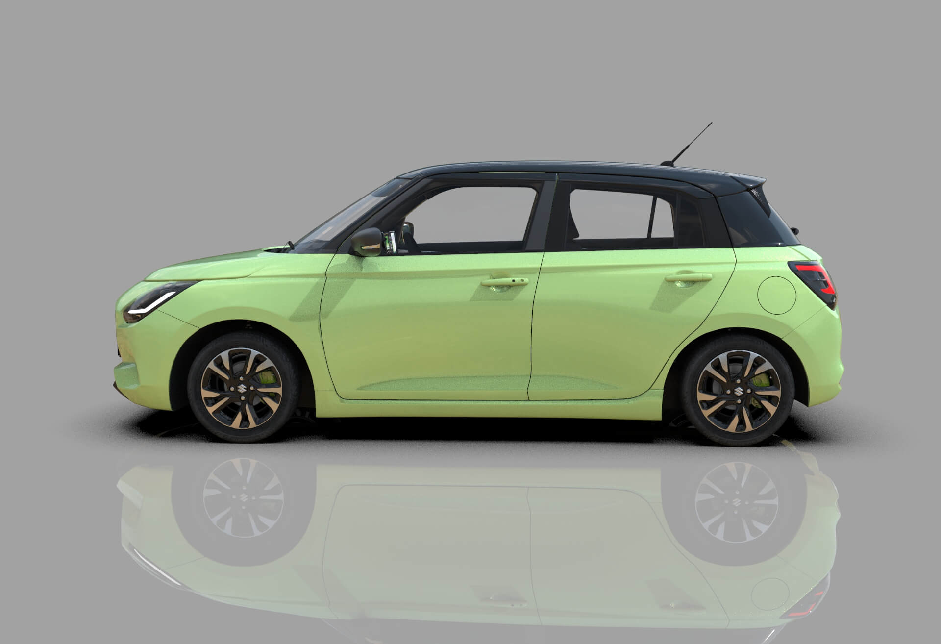 Suzuki Swift 2024 HQ Interior - 3D Model by davidson