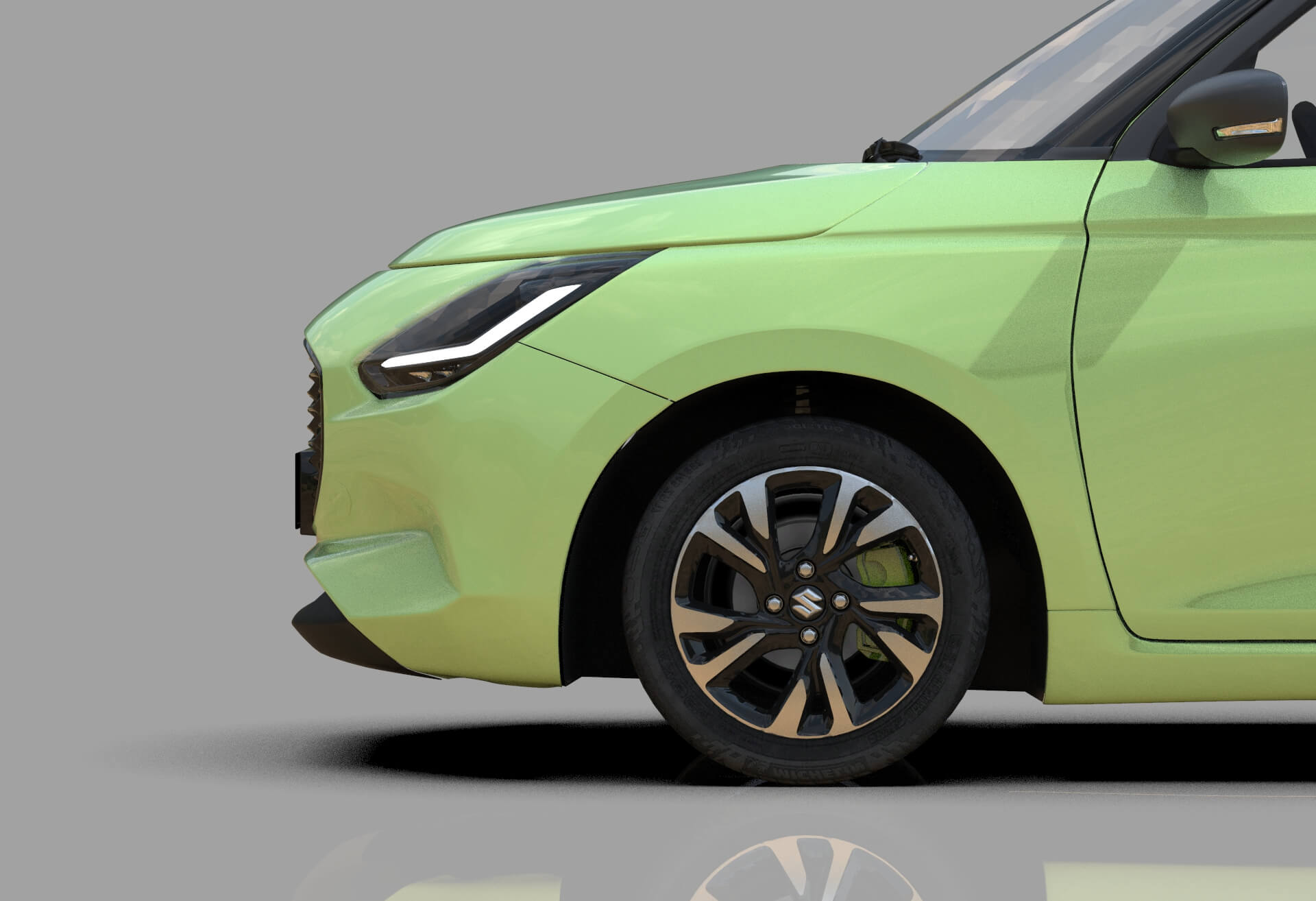 Suzuki Swift 2024 HQ Interior - 3D Model by davidson