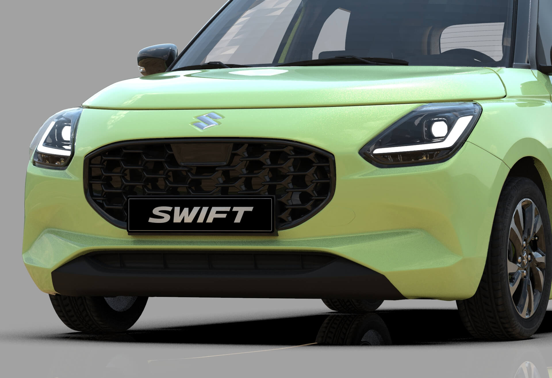Suzuki Swift 2024 HQ Interior - 3D Model by davidson