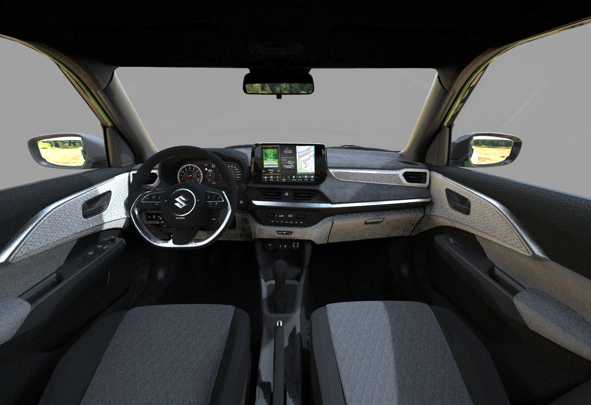 Suzuki Swift 2024 HQ Interior - 3D Model by davidson