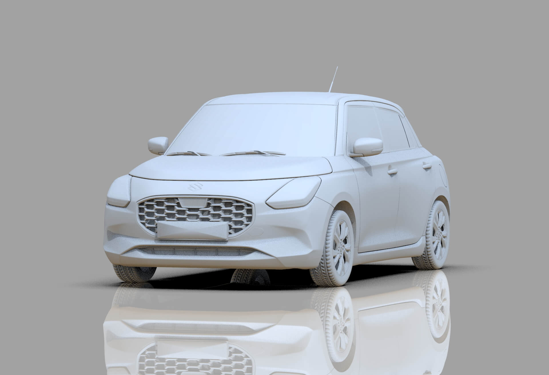 Suzuki Swift 2024 HQ Interior - 3D Model by davidson