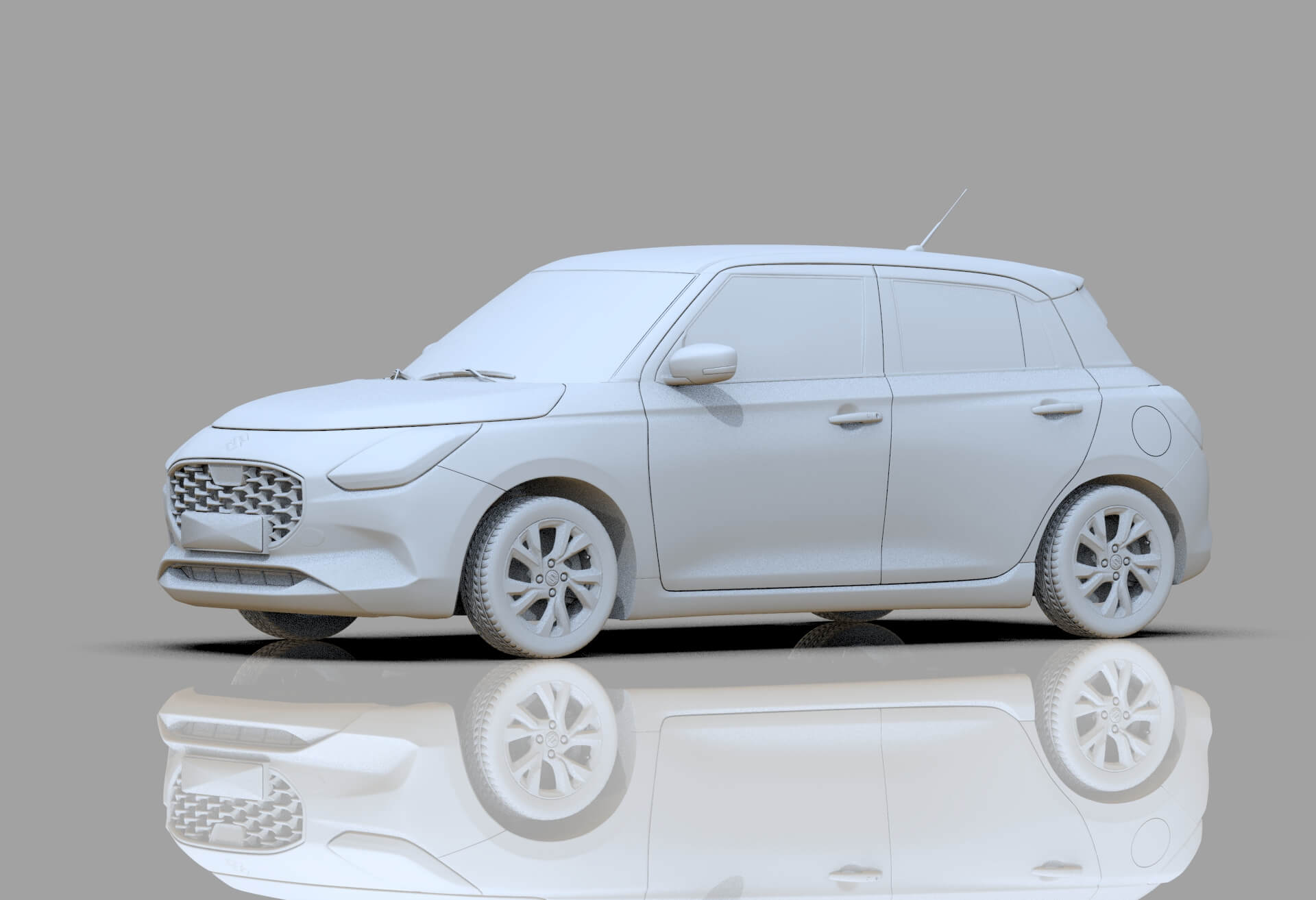 Suzuki Swift 2024 HQ Interior - 3D Model by davidson
