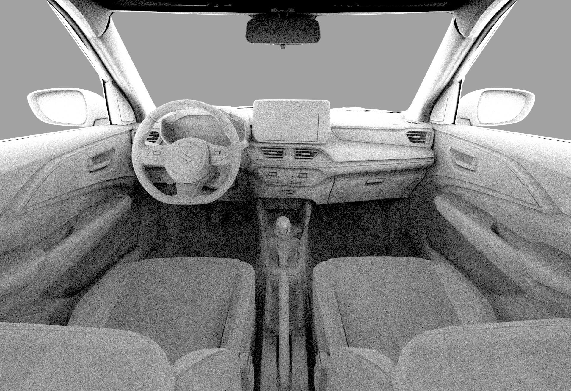 Suzuki Swift 2024 HQ Interior - 3D Model by davidson