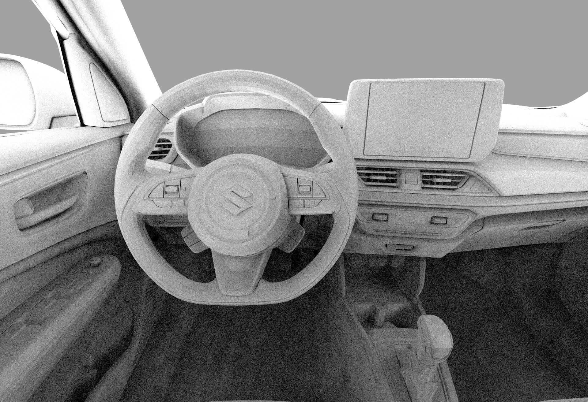Suzuki Swift 2024 HQ Interior - 3D Model by davidson