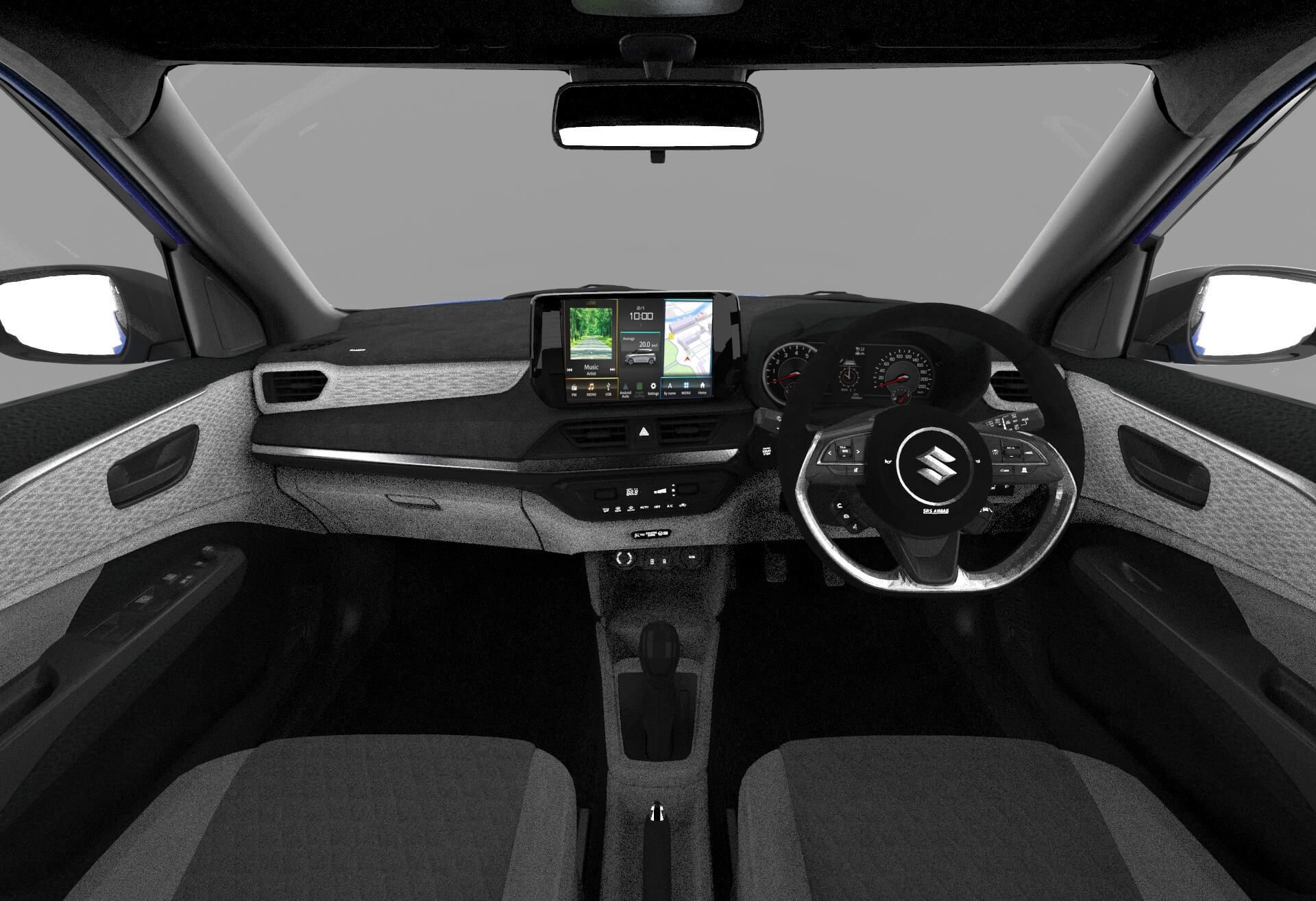 Suzuki Swift JP-Spec 2024 HQ Interior 3D Model by davidson