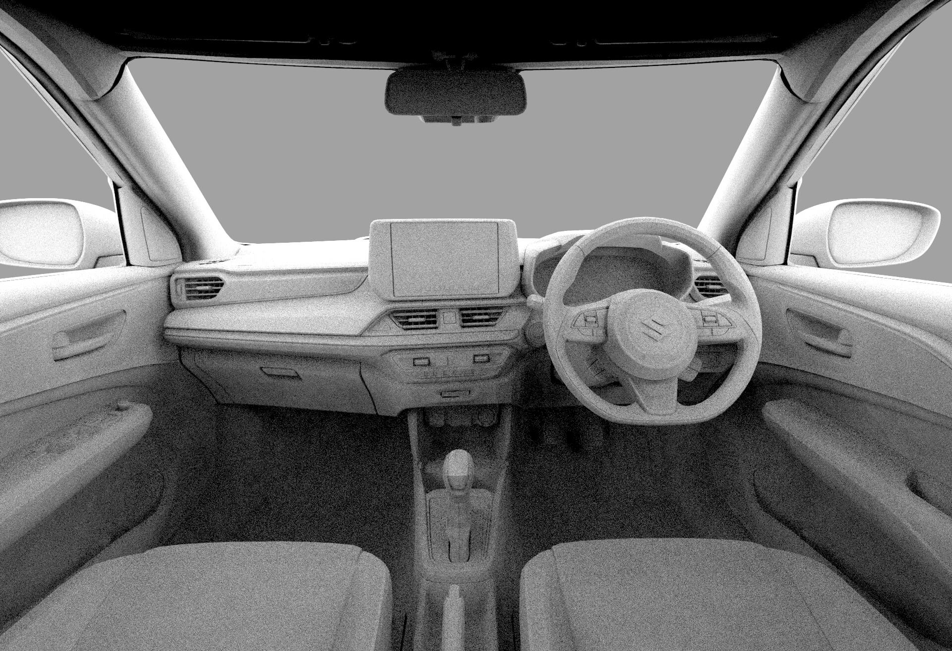 Suzuki Swift JP-Spec 2024 HQ Interior 3D Model by davidson